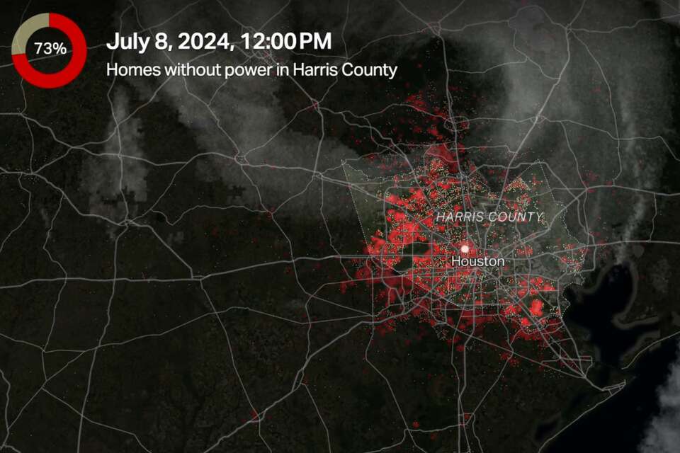 Data reveals scale of Hurricane Beryl power loss, CenterPoint gaps