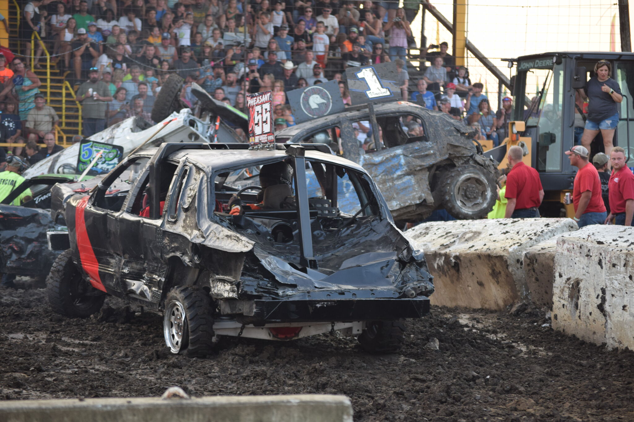 Morgan fair brings demolition derby to families