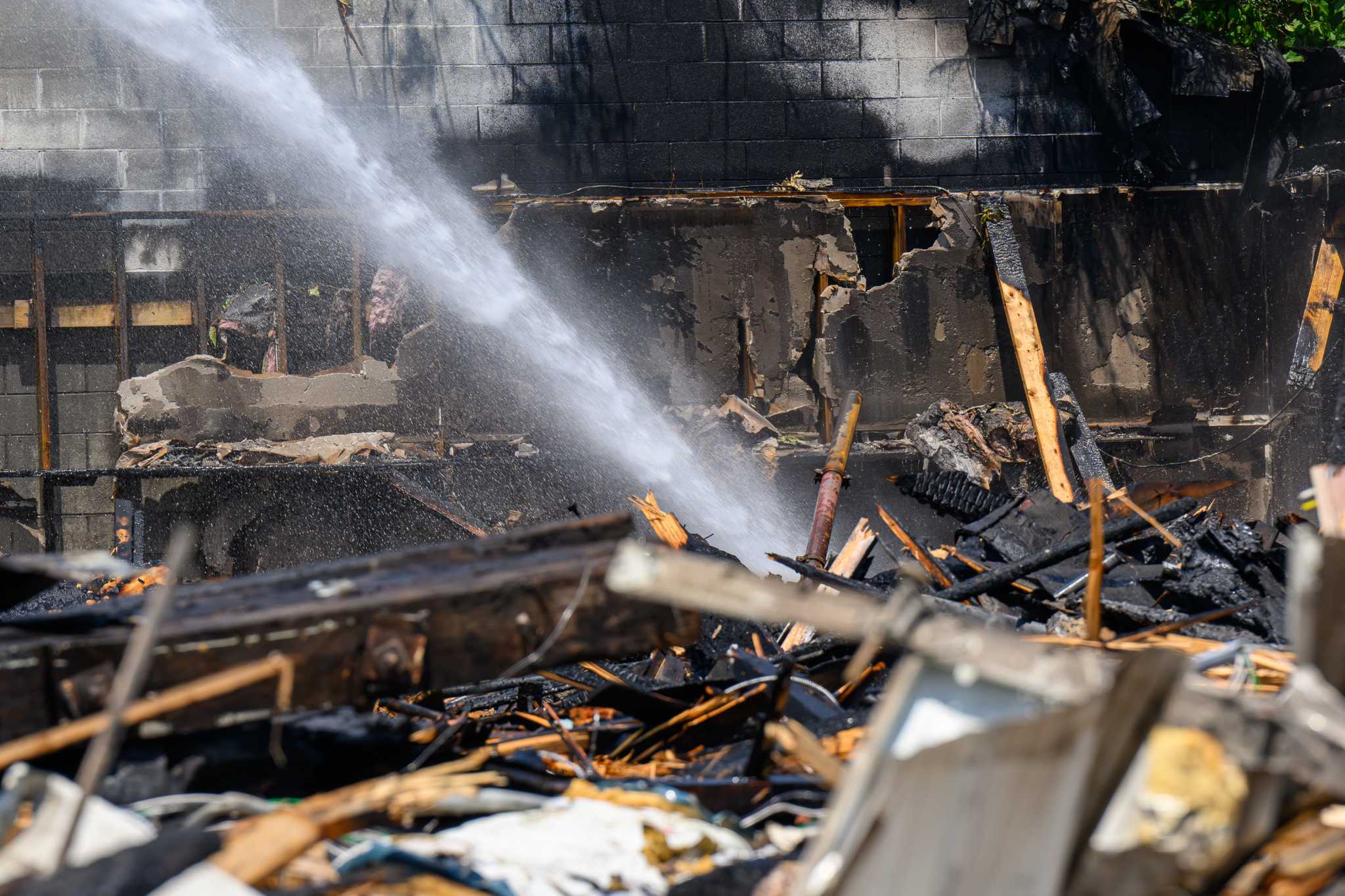 Three-story building destroyed in fire in Albany's warehouse district