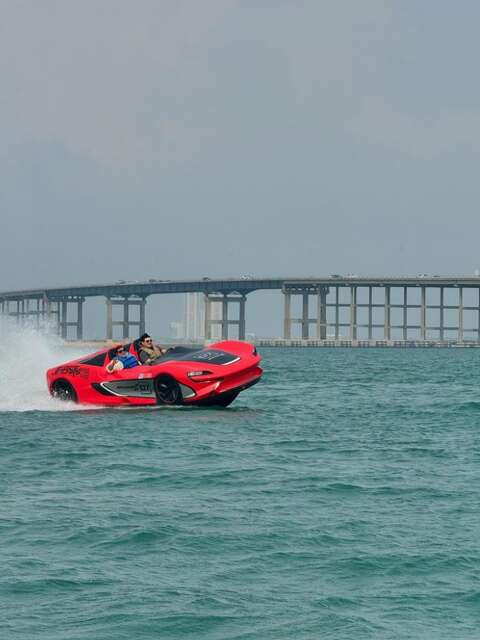 Rent Jet Ski-inspired, race car-shaped crafts at South Padre Island