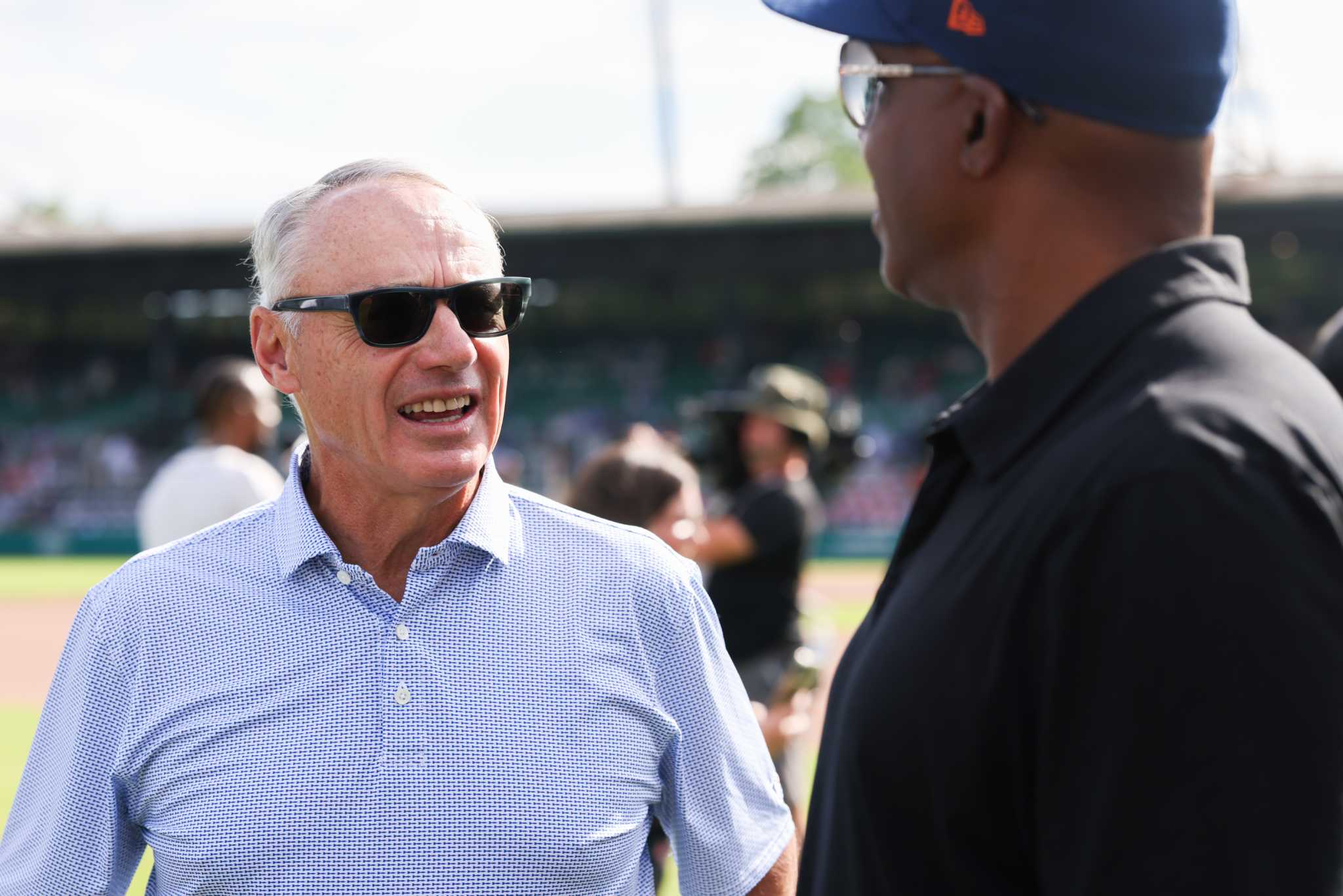 Manfred answers questions over A’s moves to Sacramento, Las Vegas
