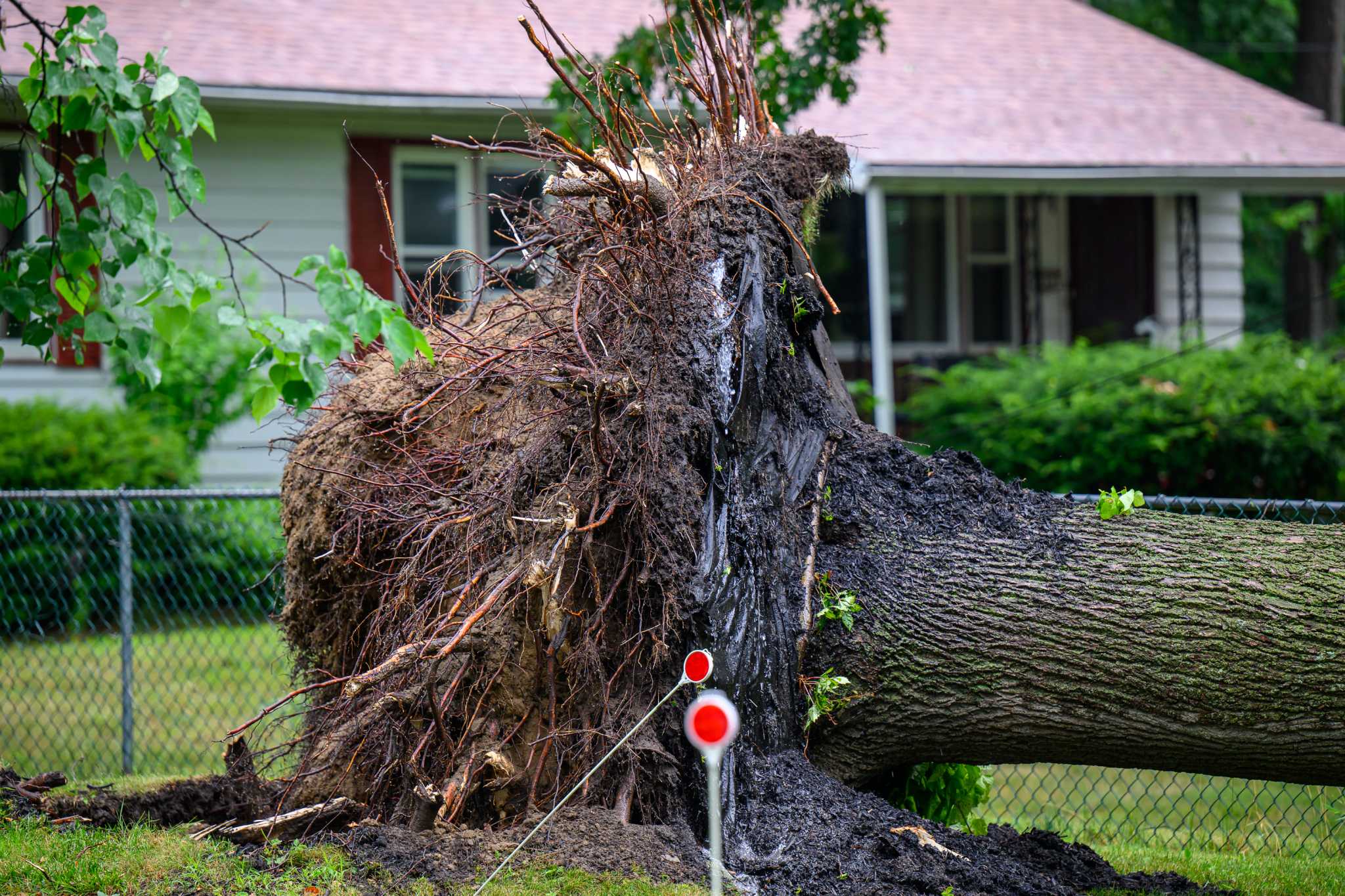 Over 80,000 customers lose power in powerful storm