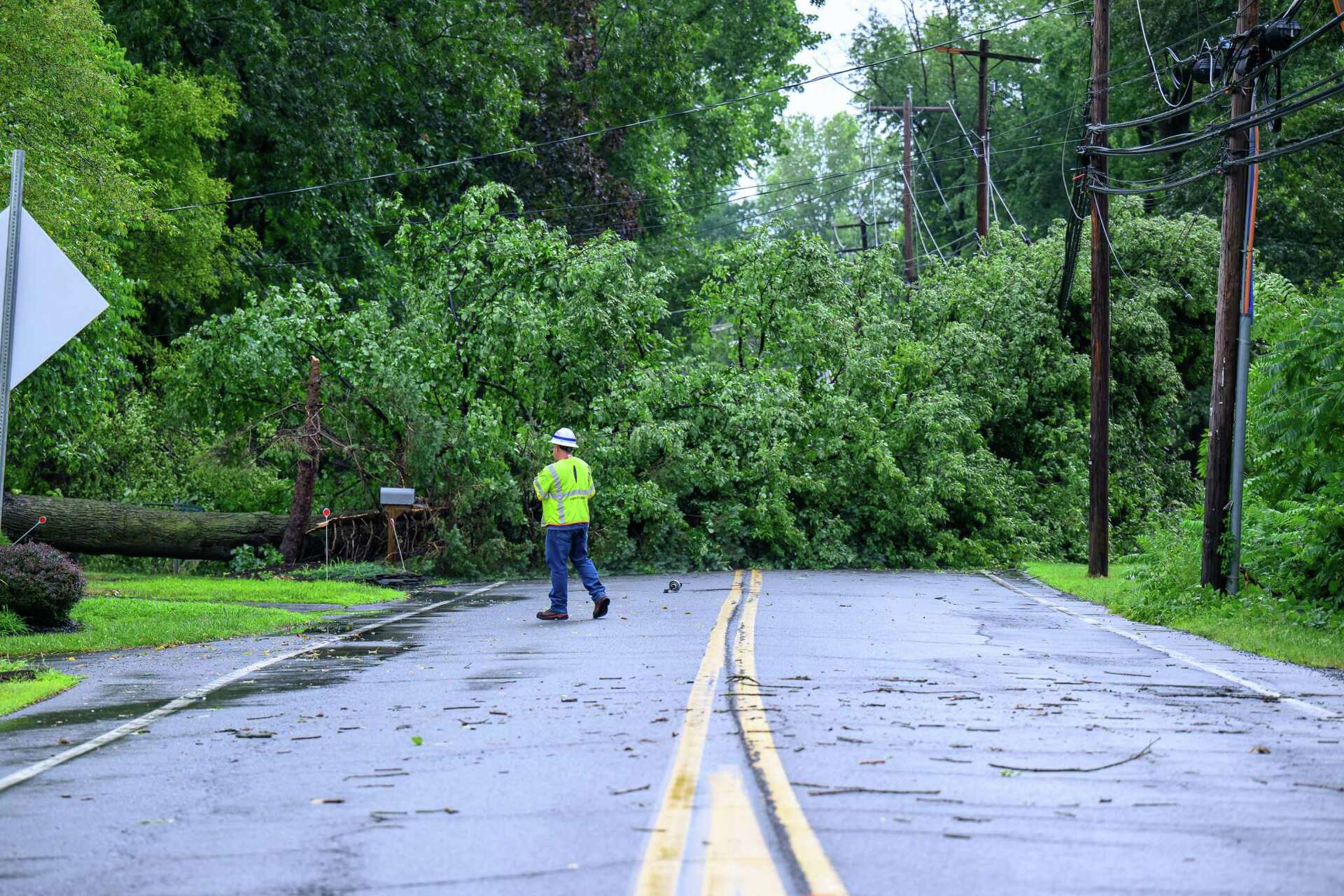 Utility crews work to restore power after deadly storms hit upstate