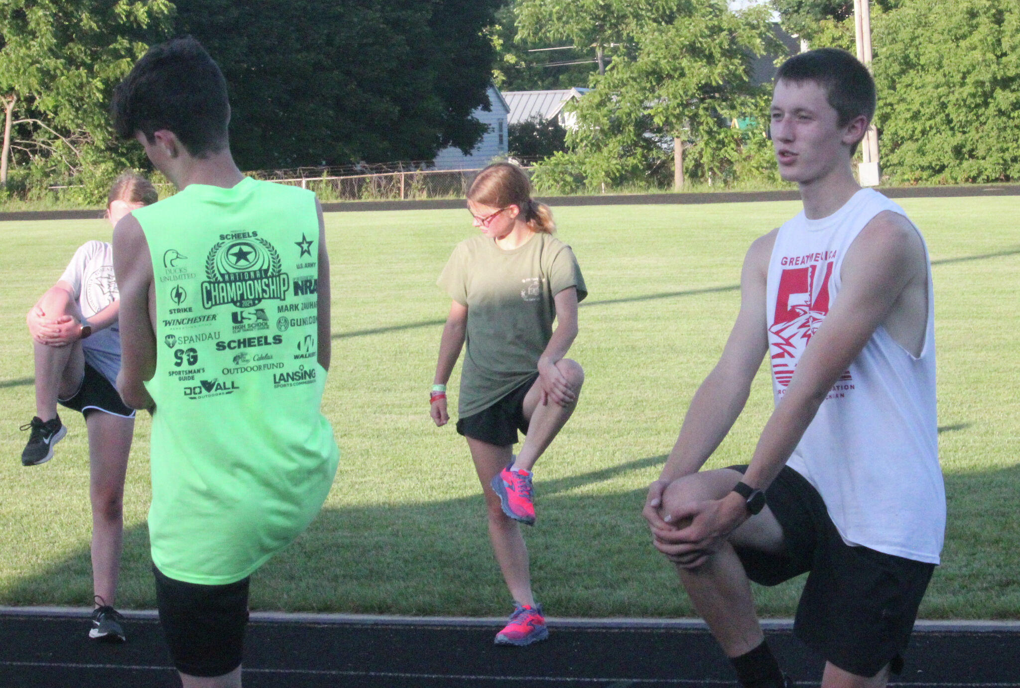 Reed City athletes having fun with summer track