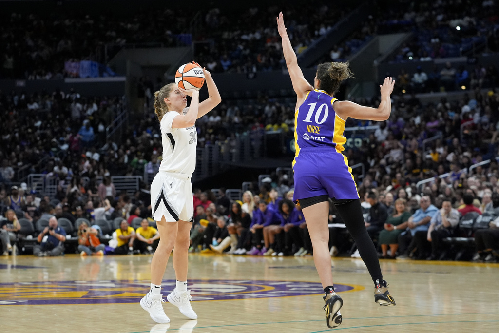 Kate Martin was selected by the Golden State Valkyries in the draft