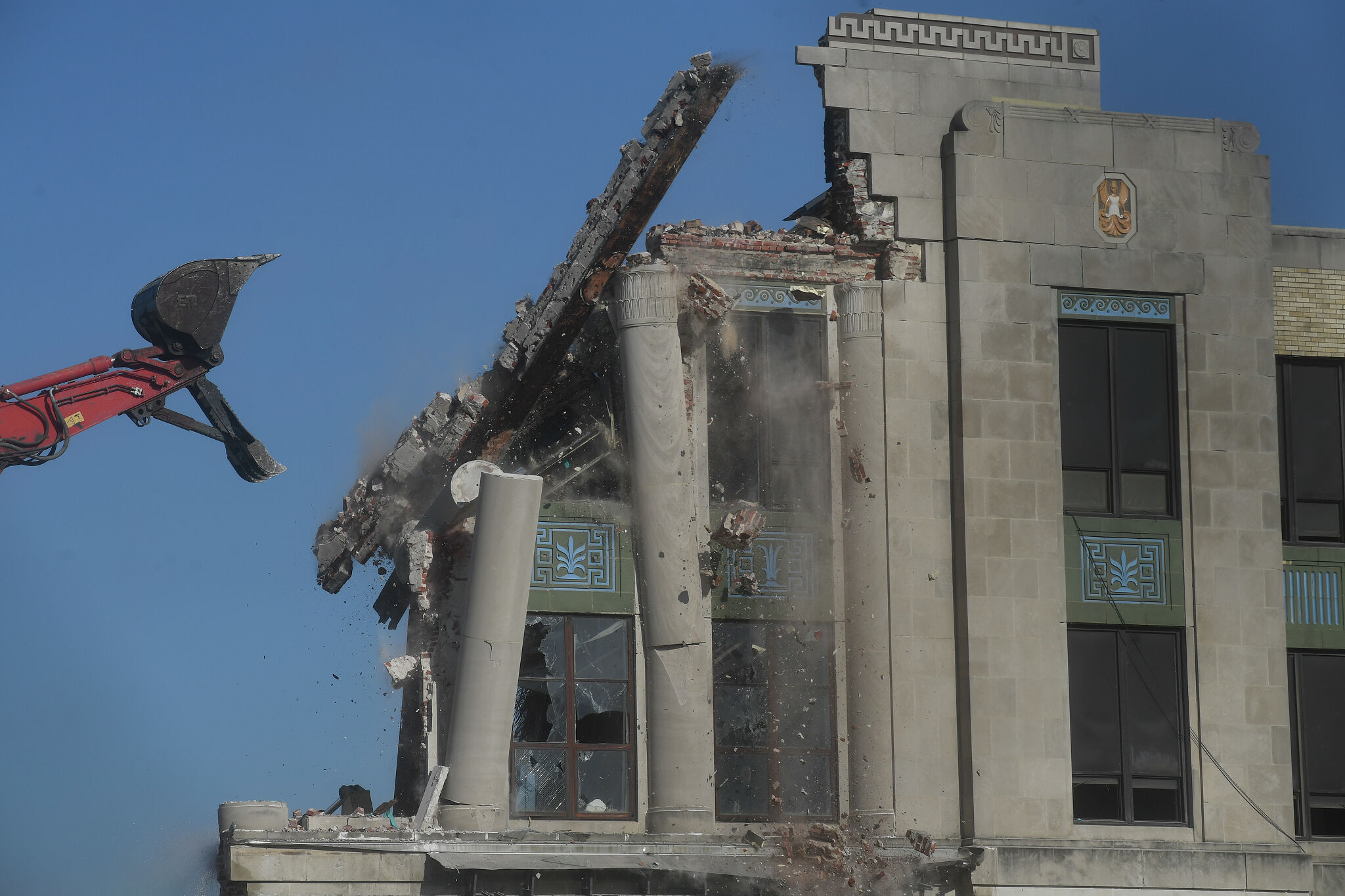 Demolition crews find a way to save Central's 'angel' from destruction