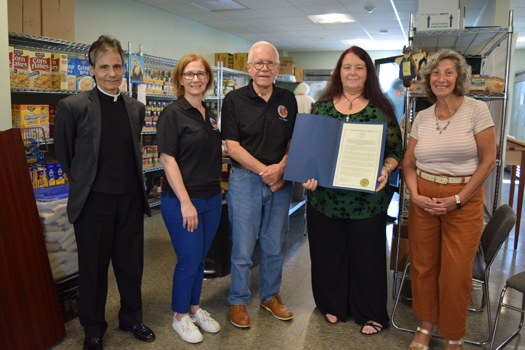 Freezer, shelving boost church food pantry