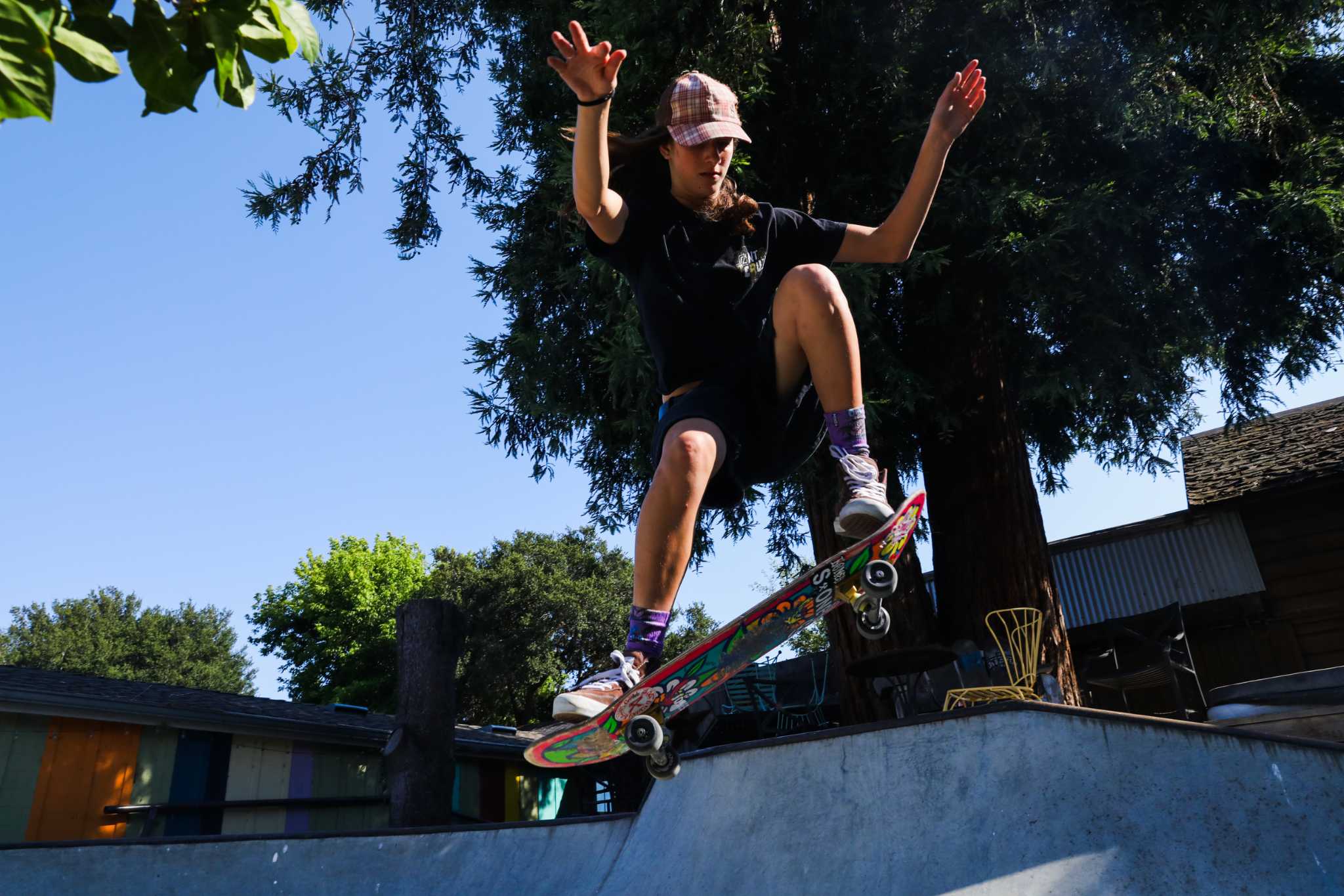 Petaluma skateboarding prodigy Minna Stess ramps up for Paris Olympics