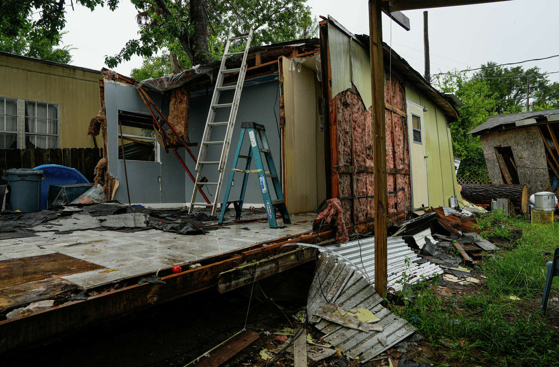 West Houston Latino community reels from twin disasters