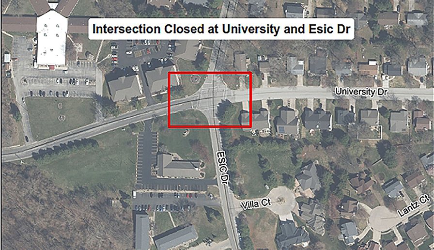 Construction moves forward on University Drive