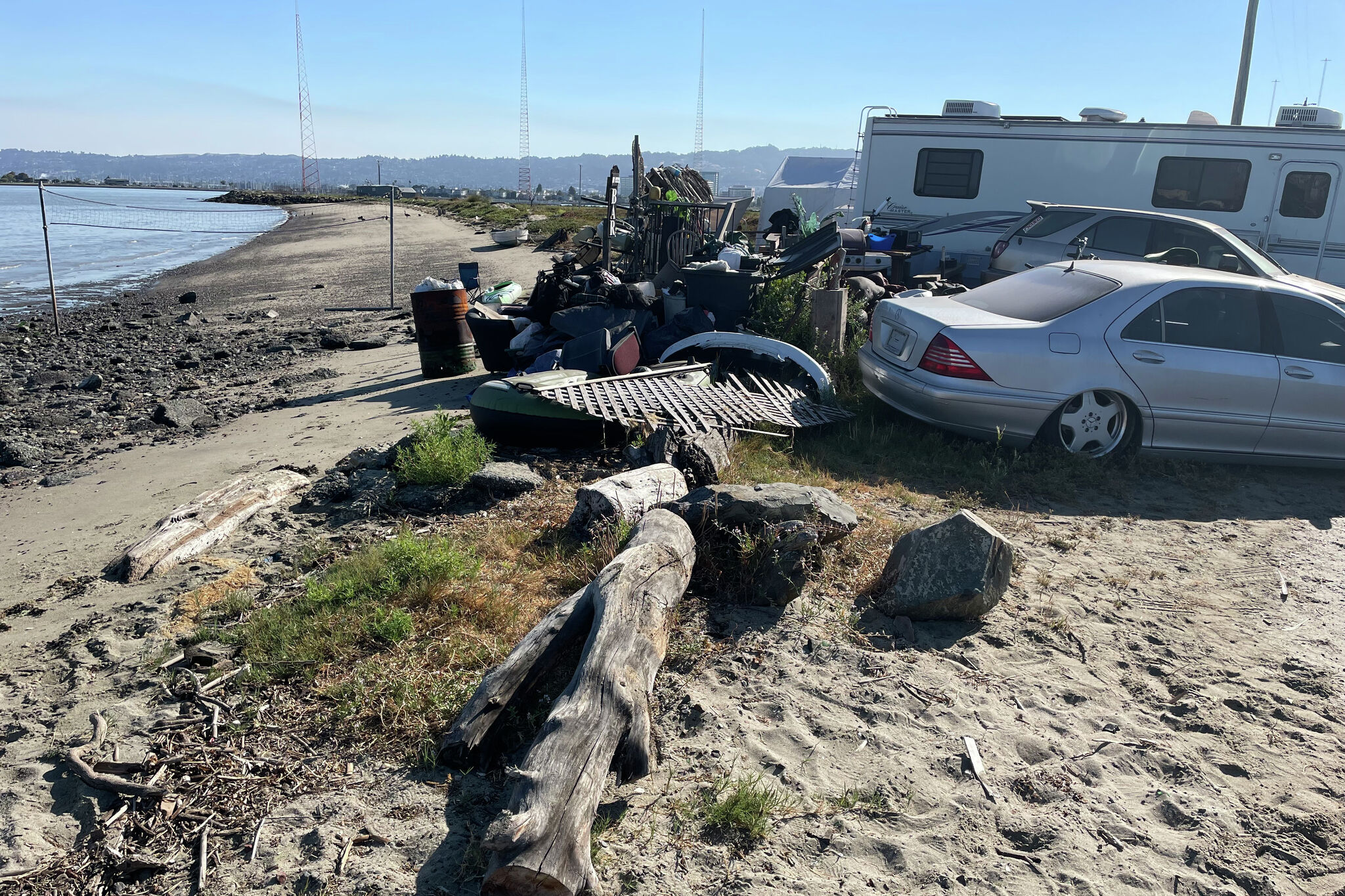 Homeless paradise on Oakland beach to meet its end