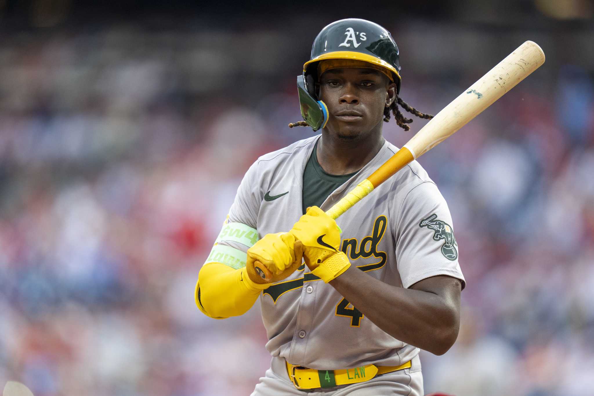 A’s Lawrence Butler calls his three-homer day a video game-level feat