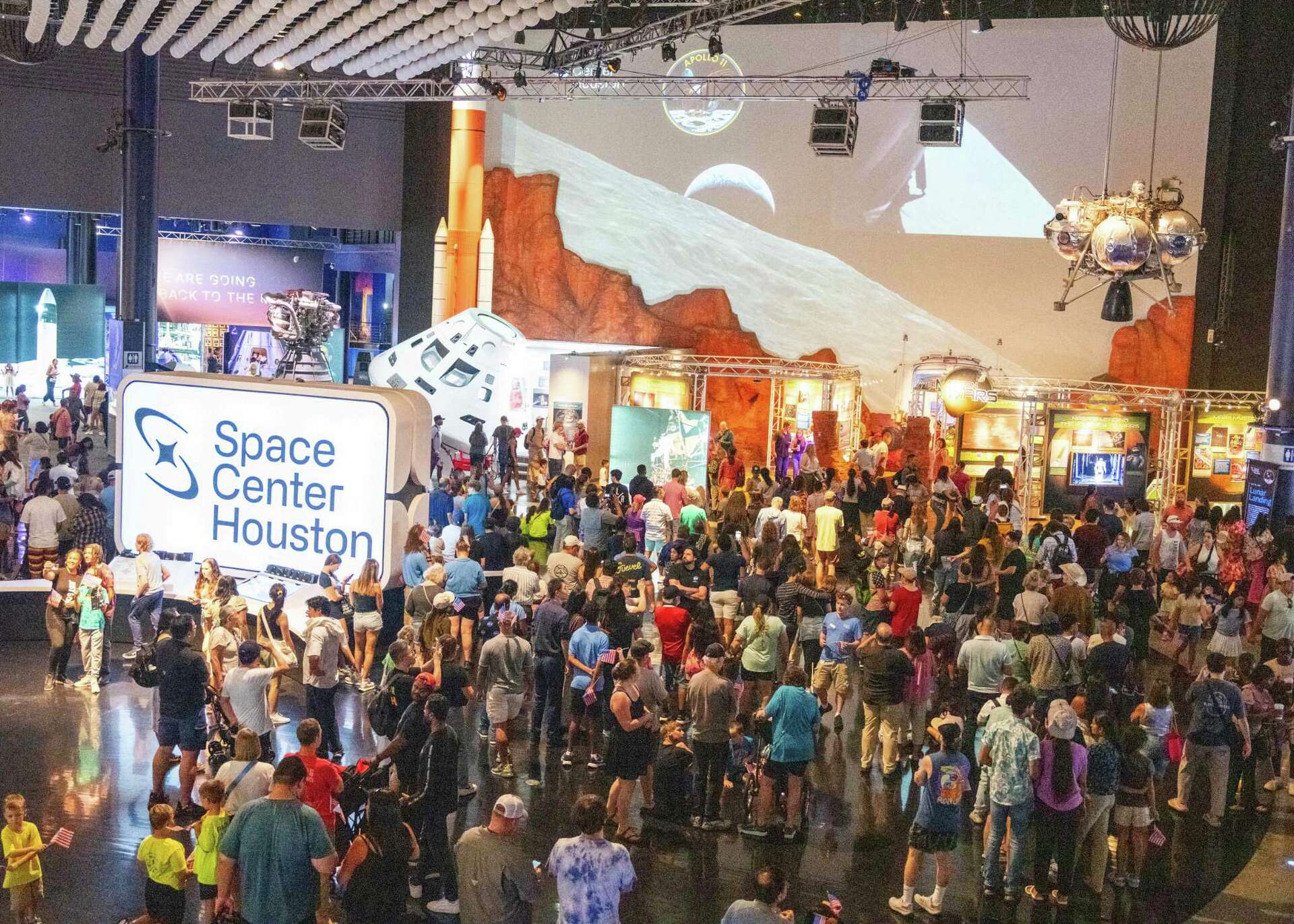 Apollo 11 moon landing anniversary celebrated in Houston