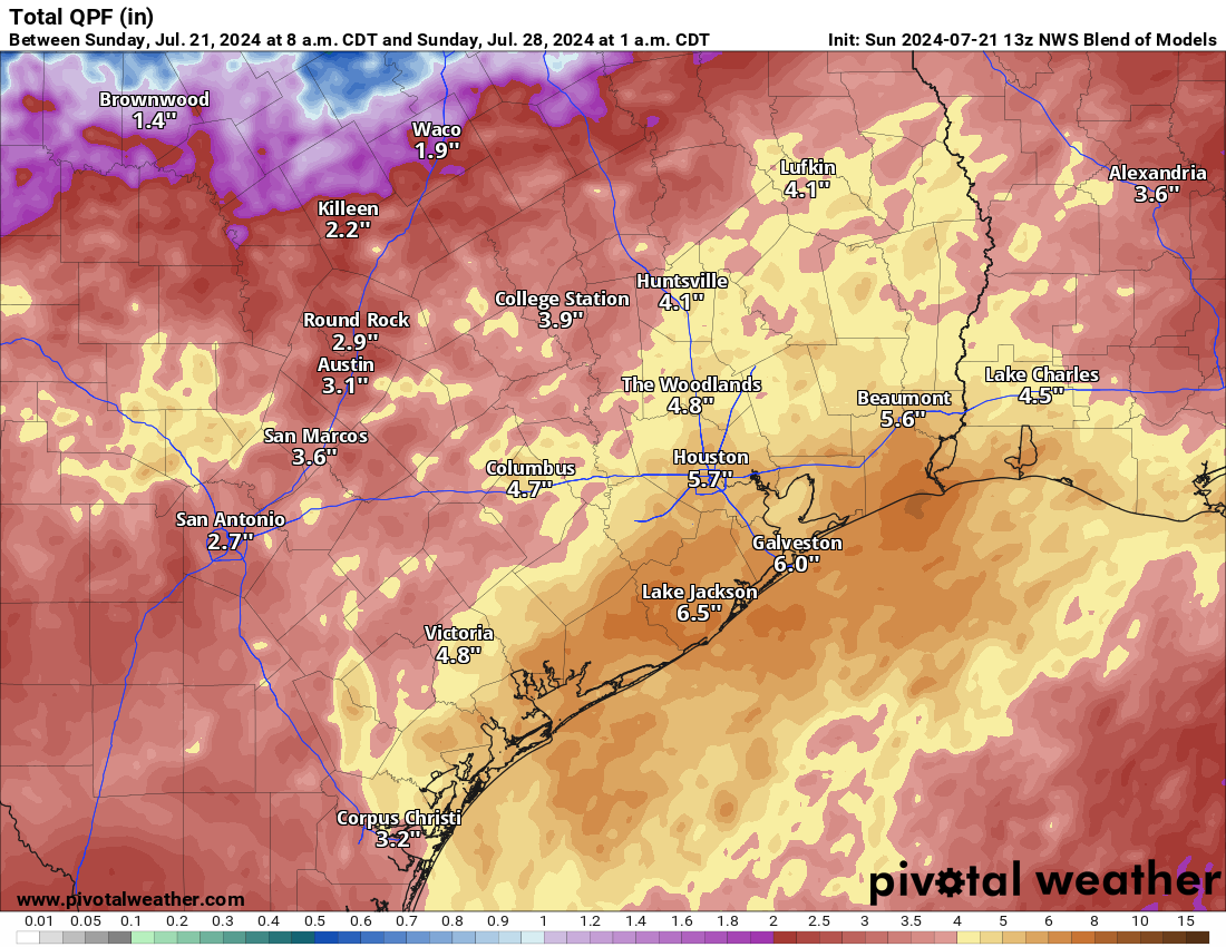 South Texas needs rain. Here’s how much we could get this week.