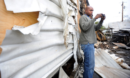 Four trailers burn in early morning fire