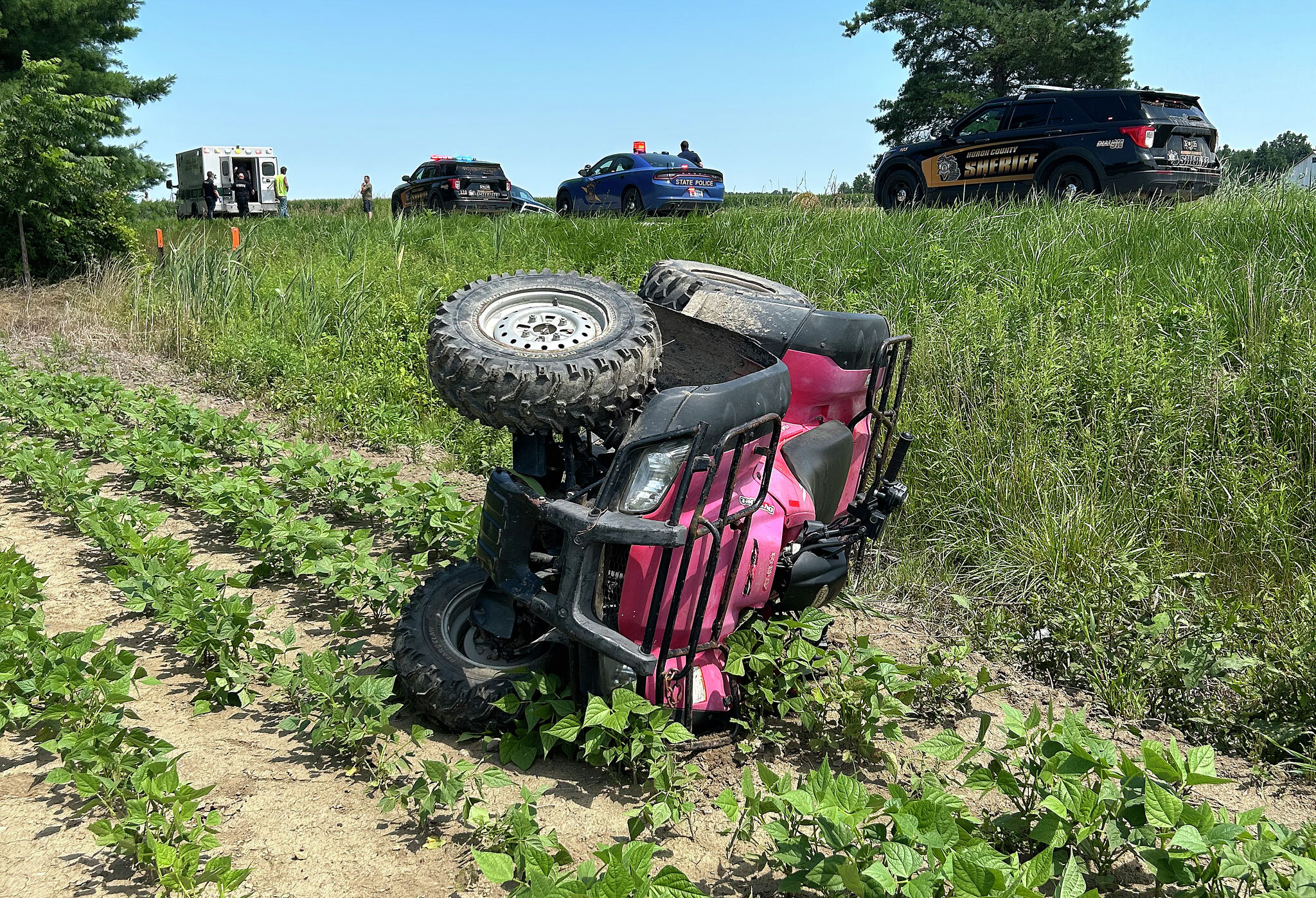 Huron County ATV crash leaves 14-year-old boy injured