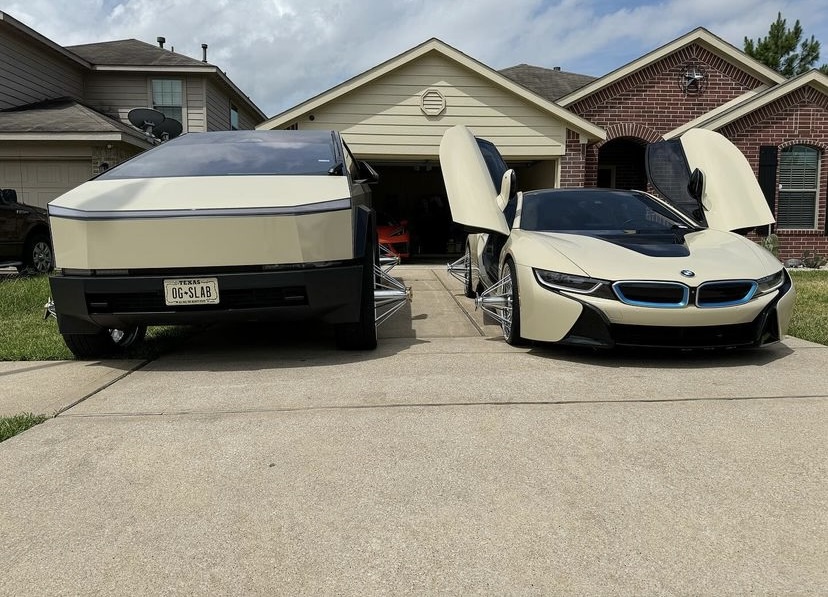 Houston owner of Tesla Cybertruck with Swangas adds a BMW to his fleet