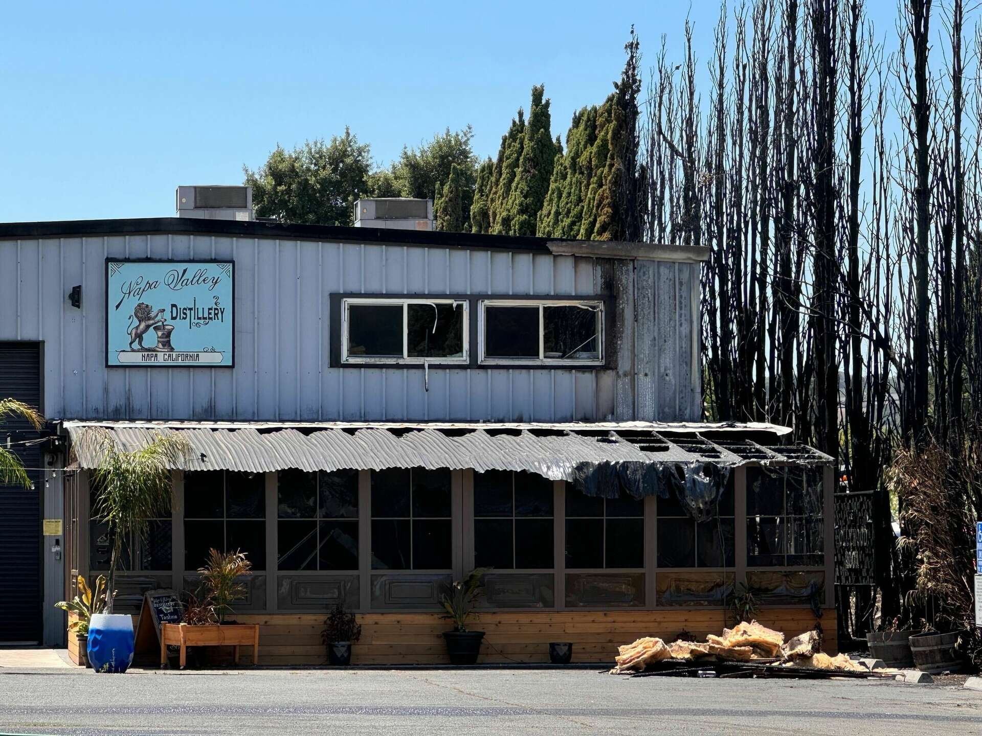 Owner of Napa’s only distillery barely escaped a raging fire