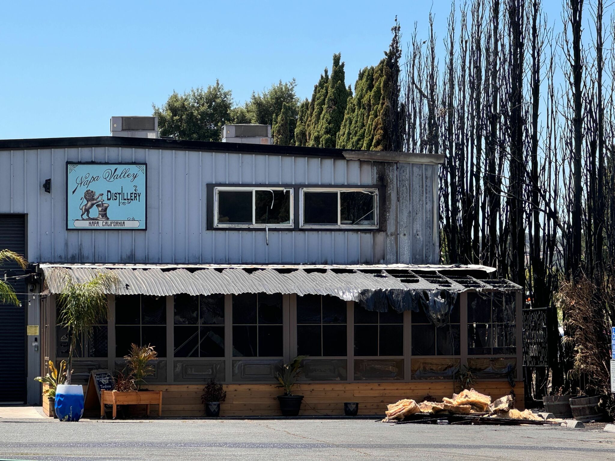 Owner of Napa’s only distillery barely escaped a raging fire
