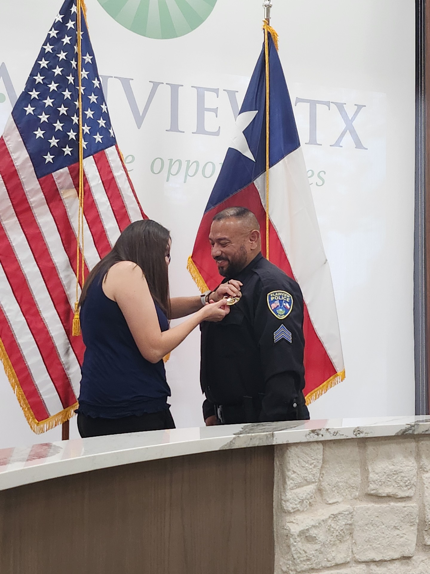 2 Plainview PD officers promoted
