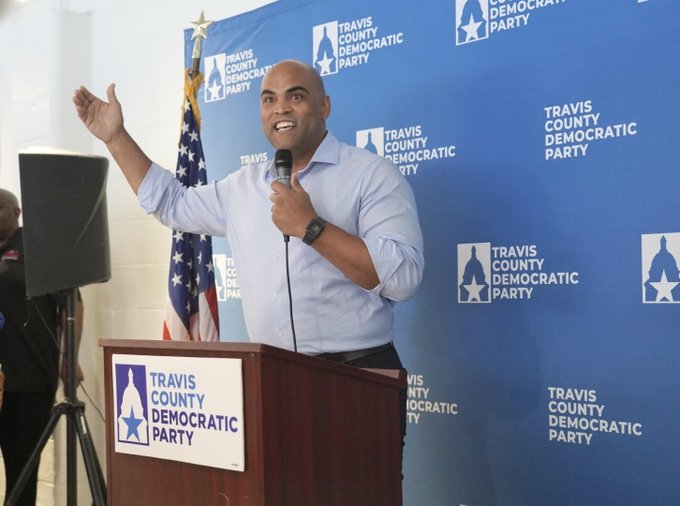Colin Allred blasts Ted Cruz in Travis County campaign stop