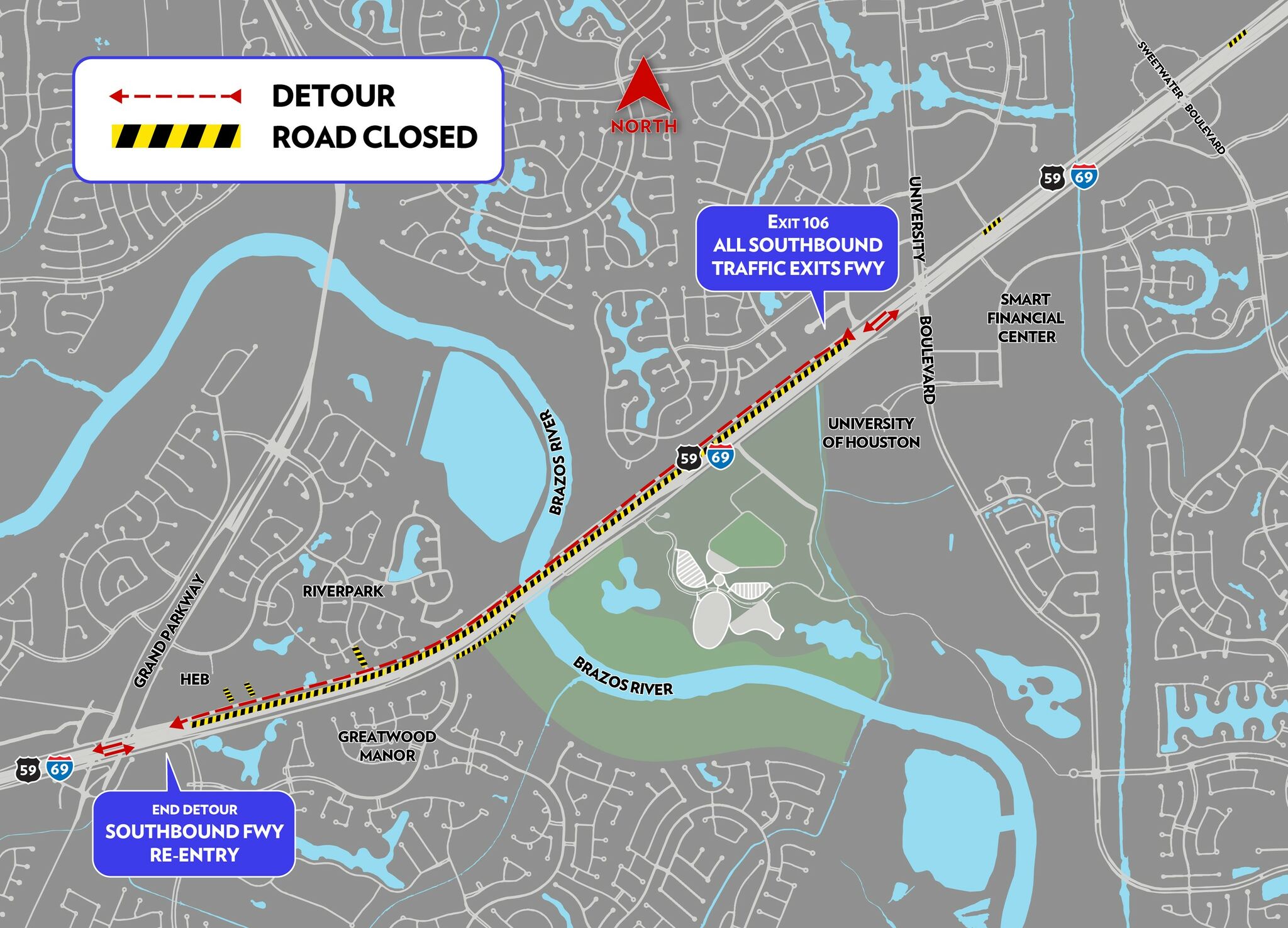 I-69 bridge project over Brazos River could tie up traffic Aug. 2-5