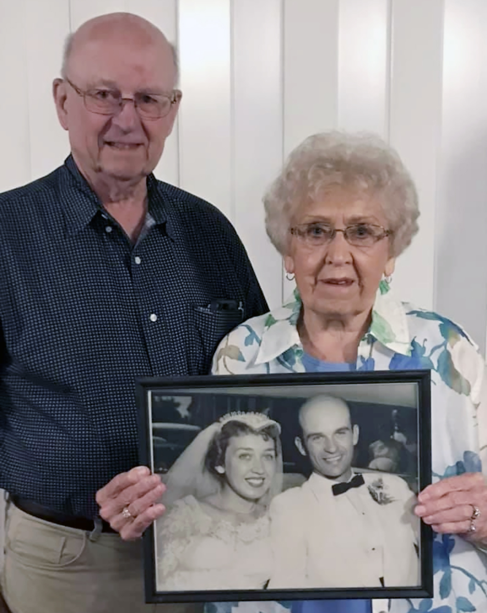 Ed and Nancy Cully celebrating their 65th wedding anniversary