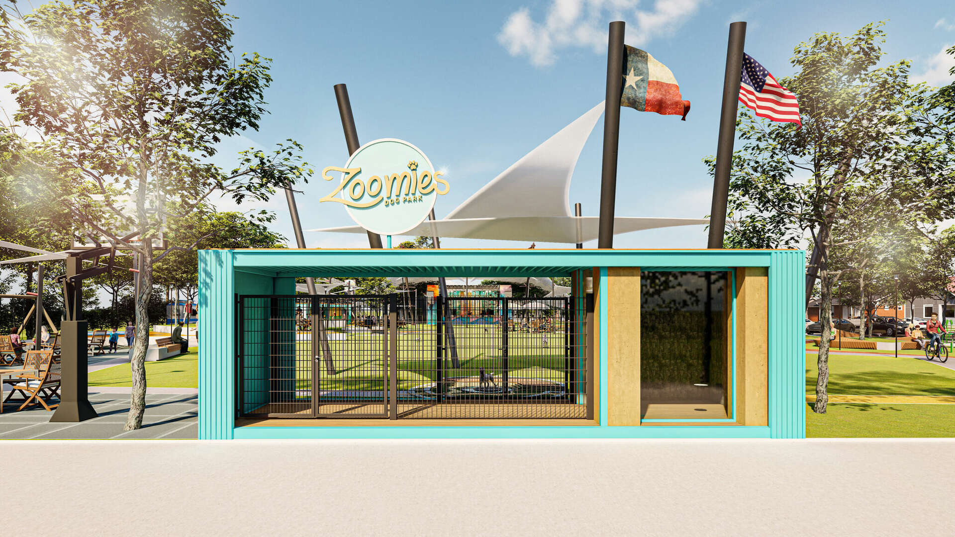 Zoomies Dog Park opens in East End's Plant in Second Ward
