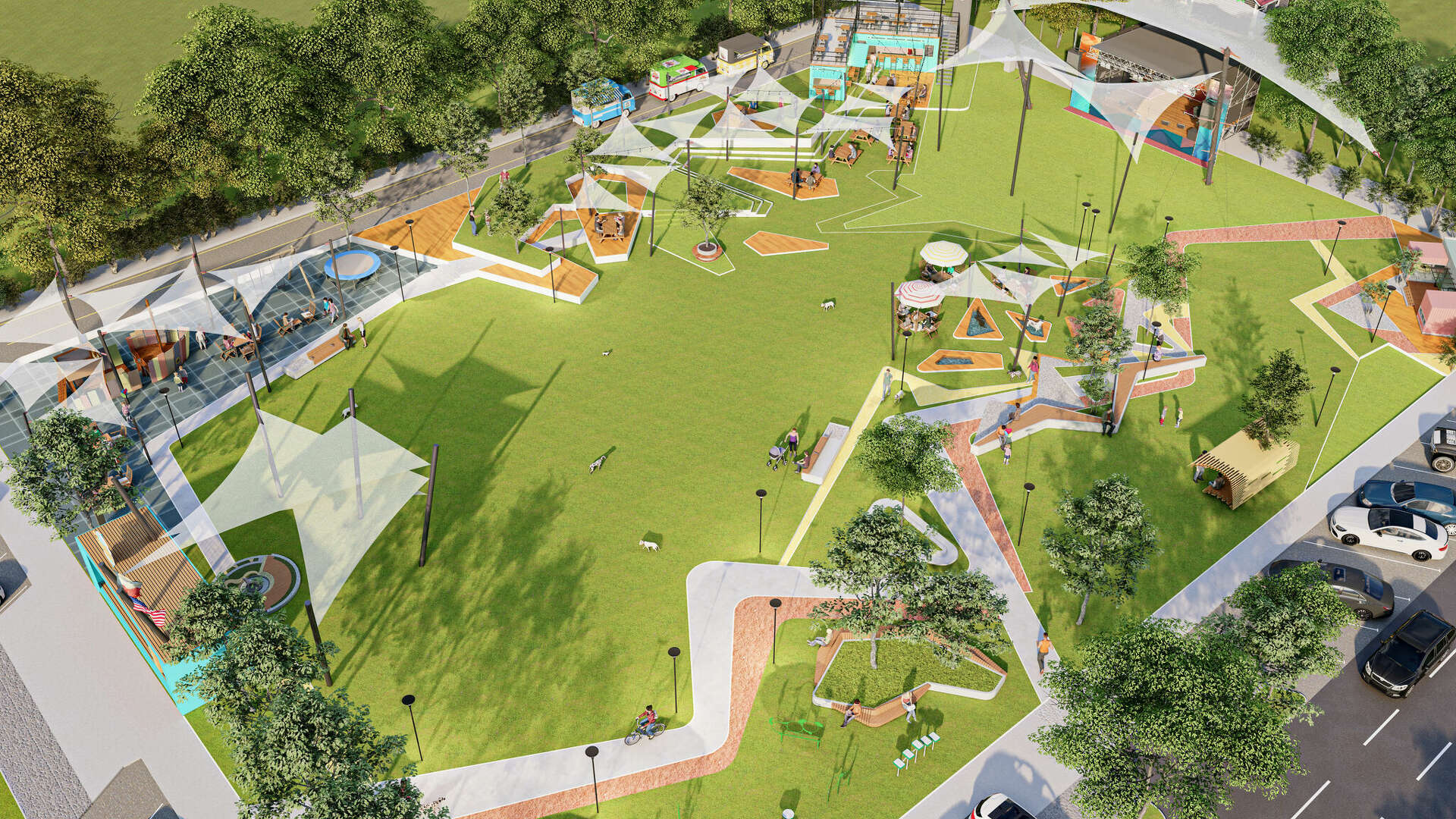 Zoomies Dog Park opens in East End's Plant in Second Ward