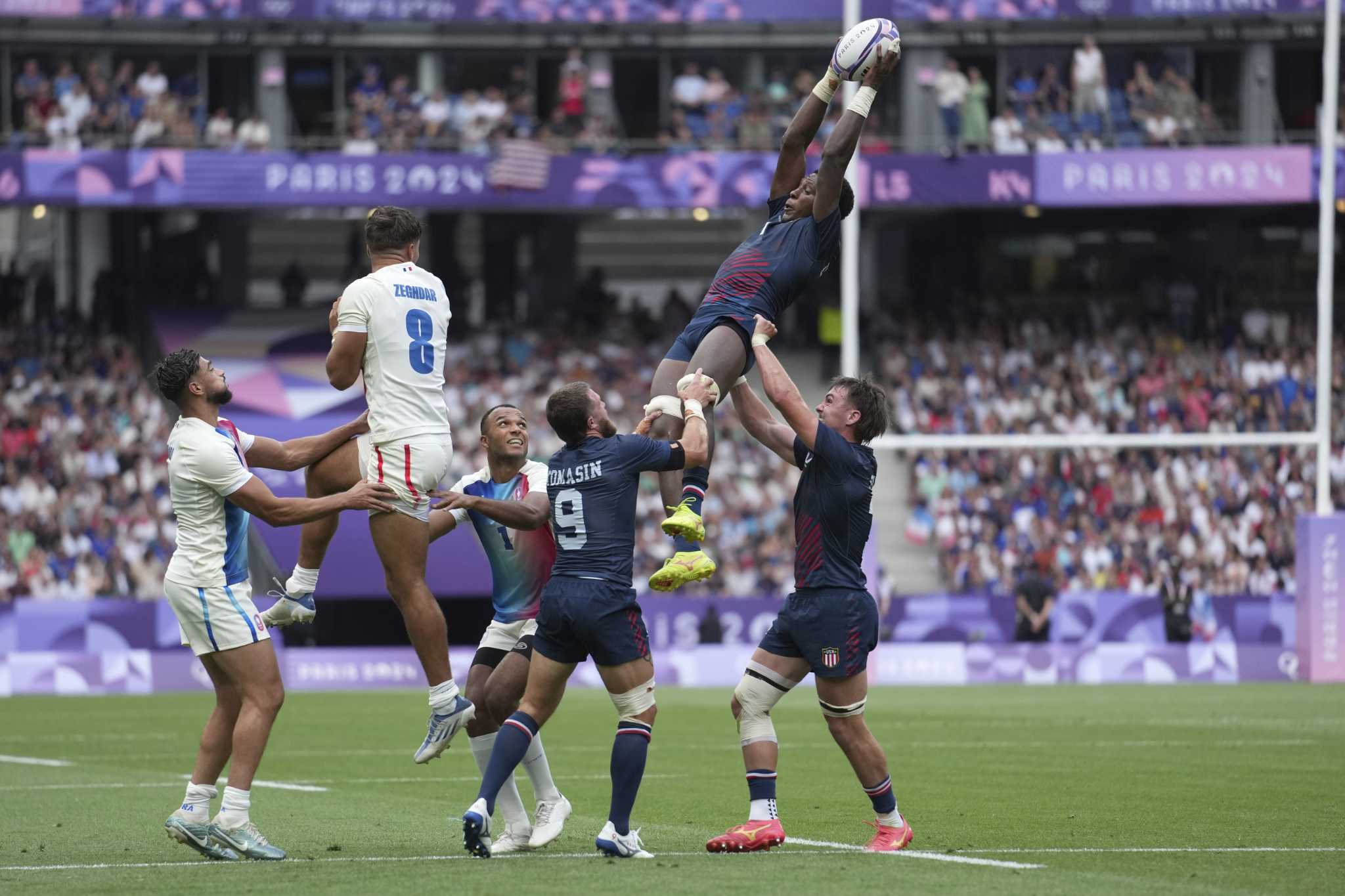 US rugby stuns France in electric atmosphere, an echo of 1924 Olympics
