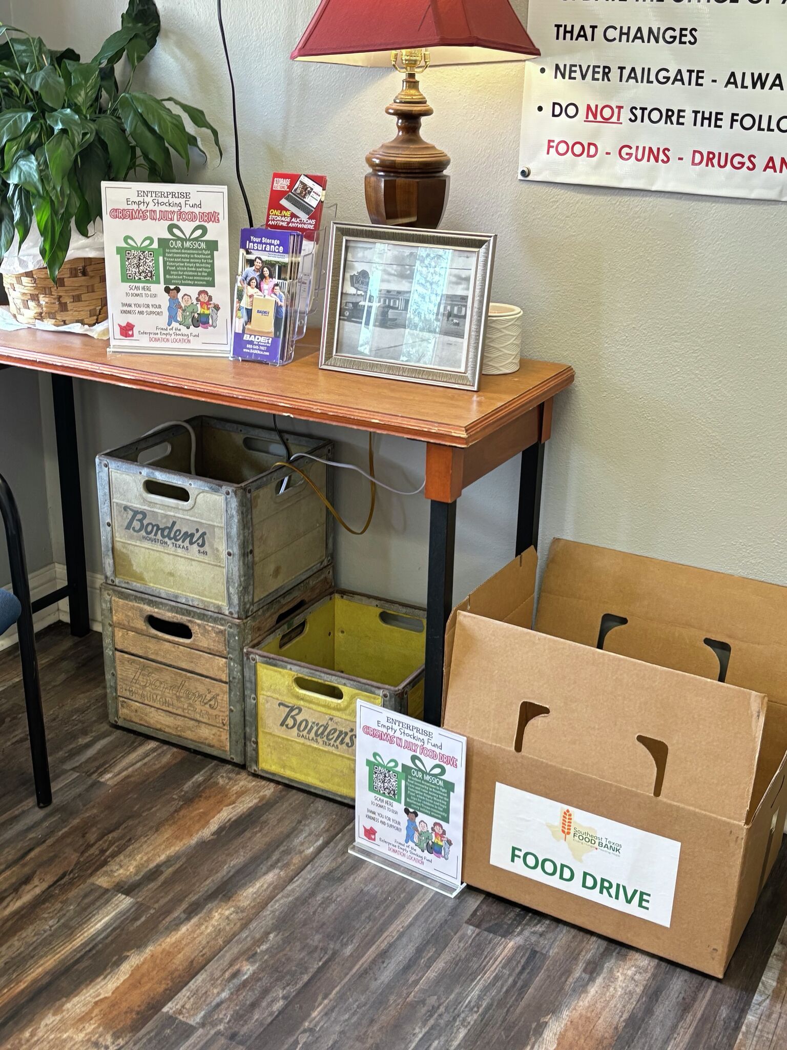 Local nonprofit Enterprise Empty Stocking Fund hosts 1st food drive