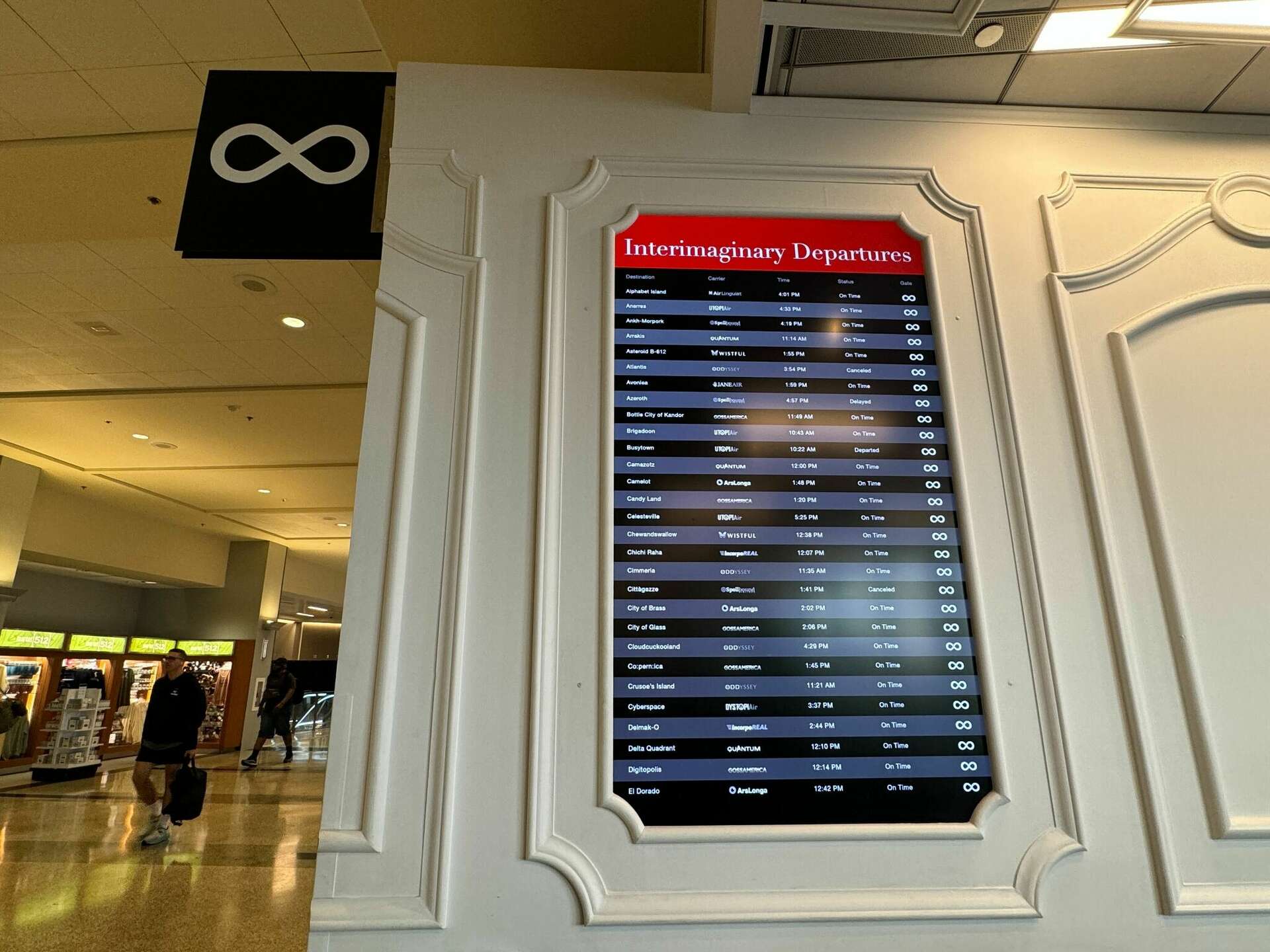 We checked out Austin Bergstrom's Infinity Gate