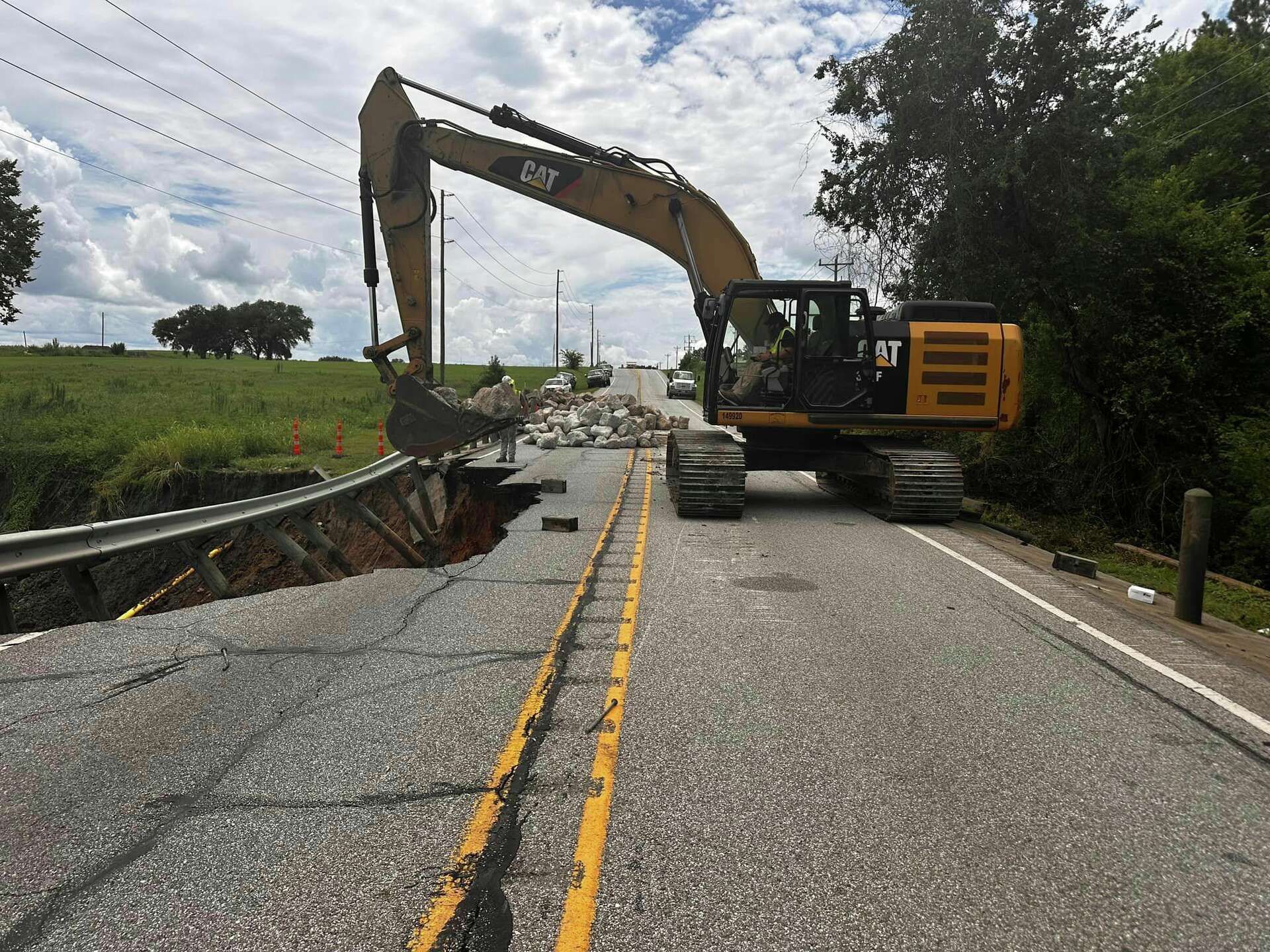 FM 1097 closed in Montgomery County for repairs to Atkins Creek bridge