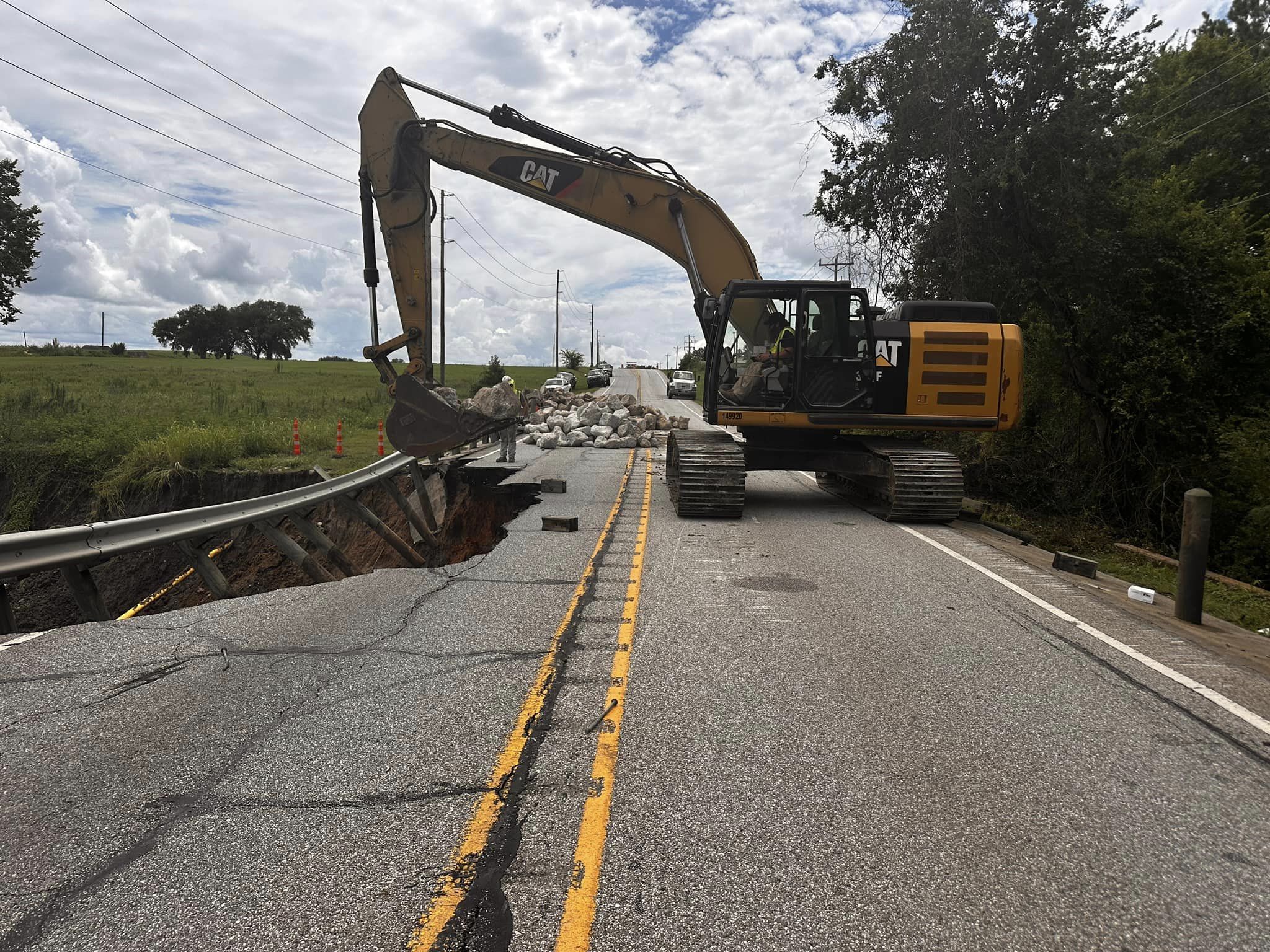 FM 1097 closed in Montgomery County for repairs to Atkins Creek bridge