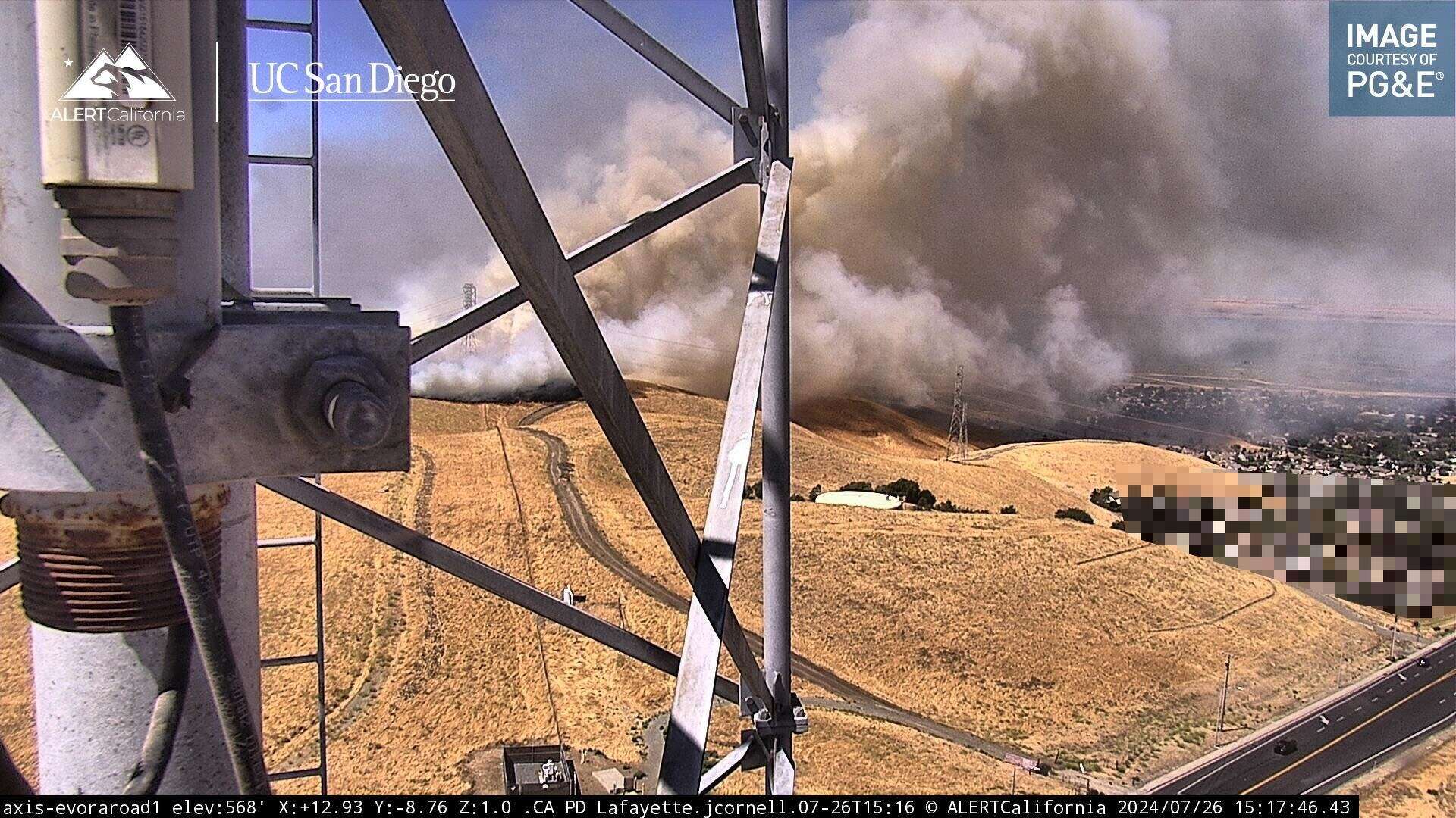 Grass fire prompts evacuations in Contra Costa County city