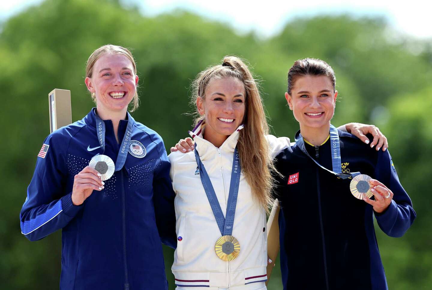 Santa Cruz’s Haley Batten wins silver in Olympic mountain biking