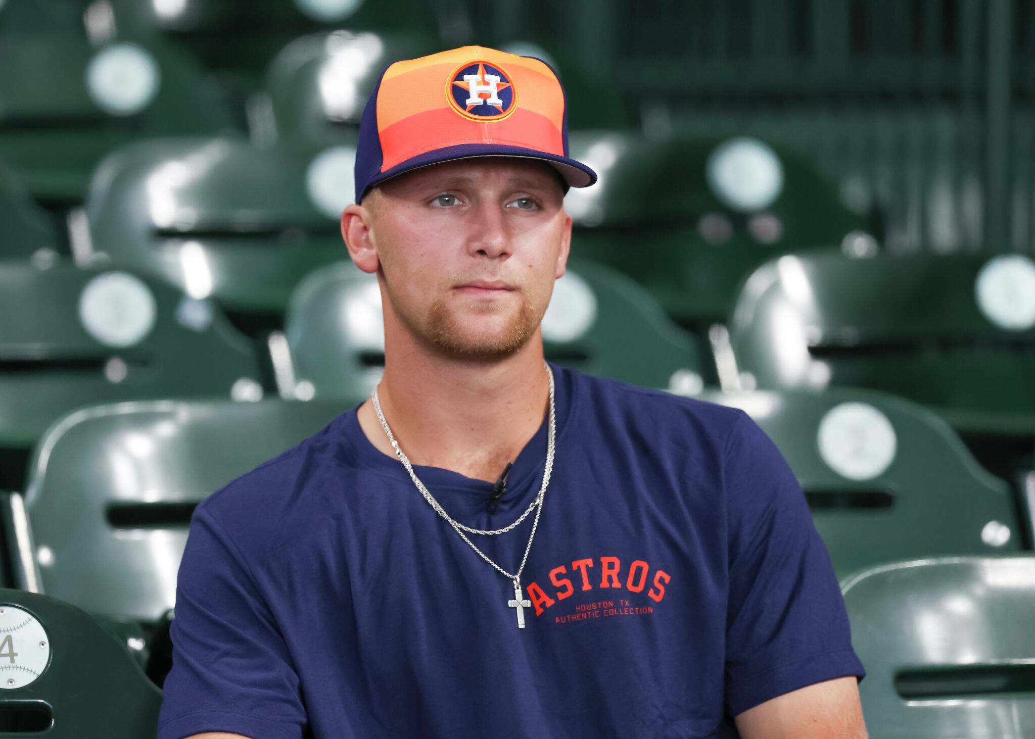 Astros' first-rounder Walker Janek meets with Hall of Famers