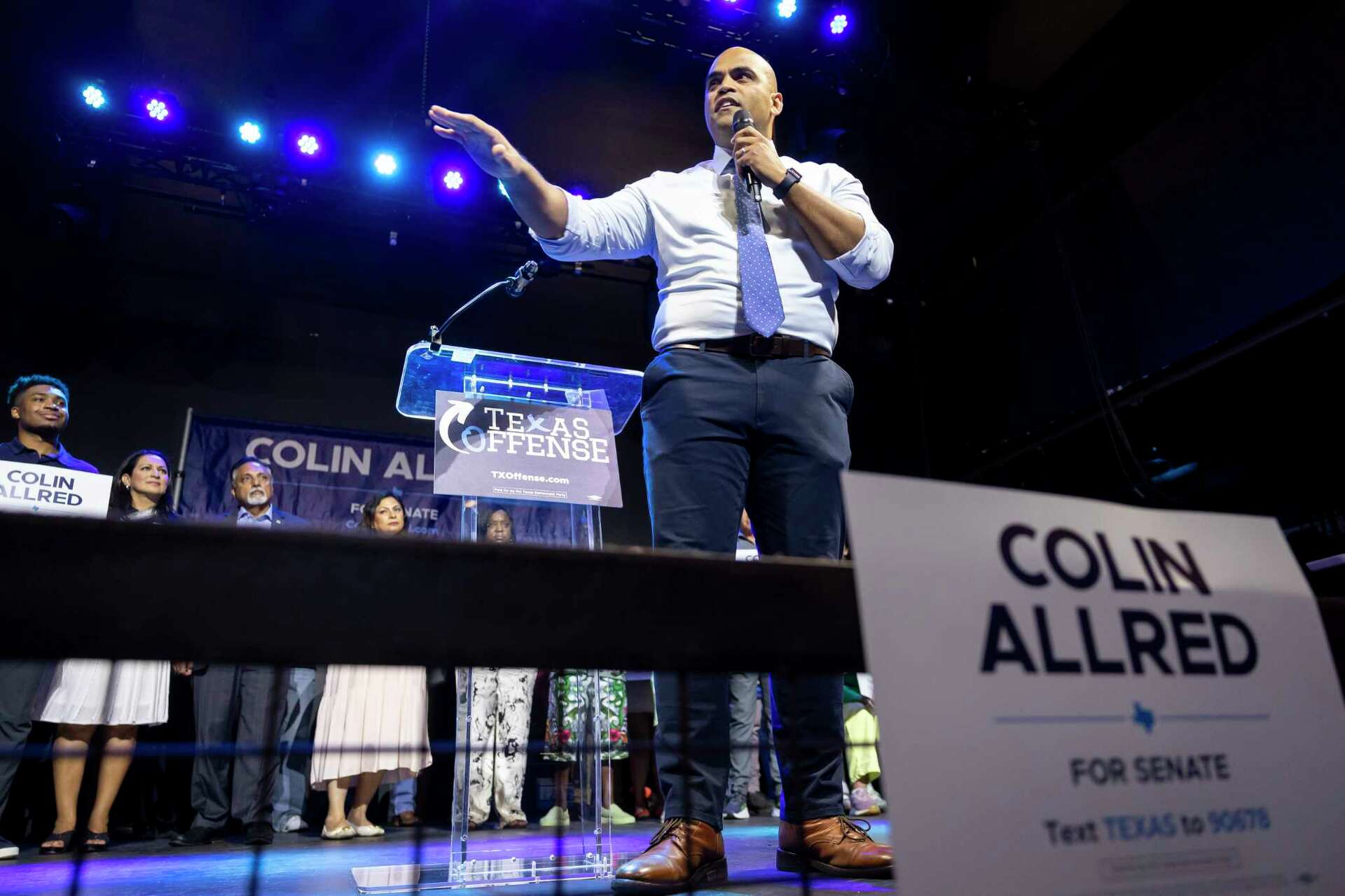 Colin Allred launches get-out-the-vote effort at Houston rally Sunday