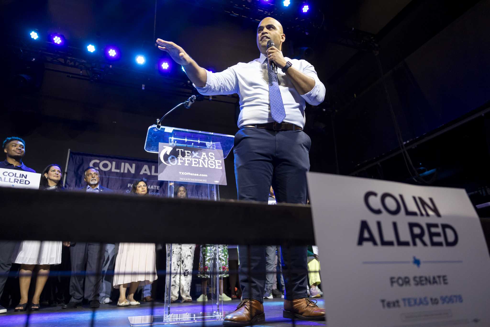 Colin Allred launches get-out-the-vote effort at Houston rally Sunday