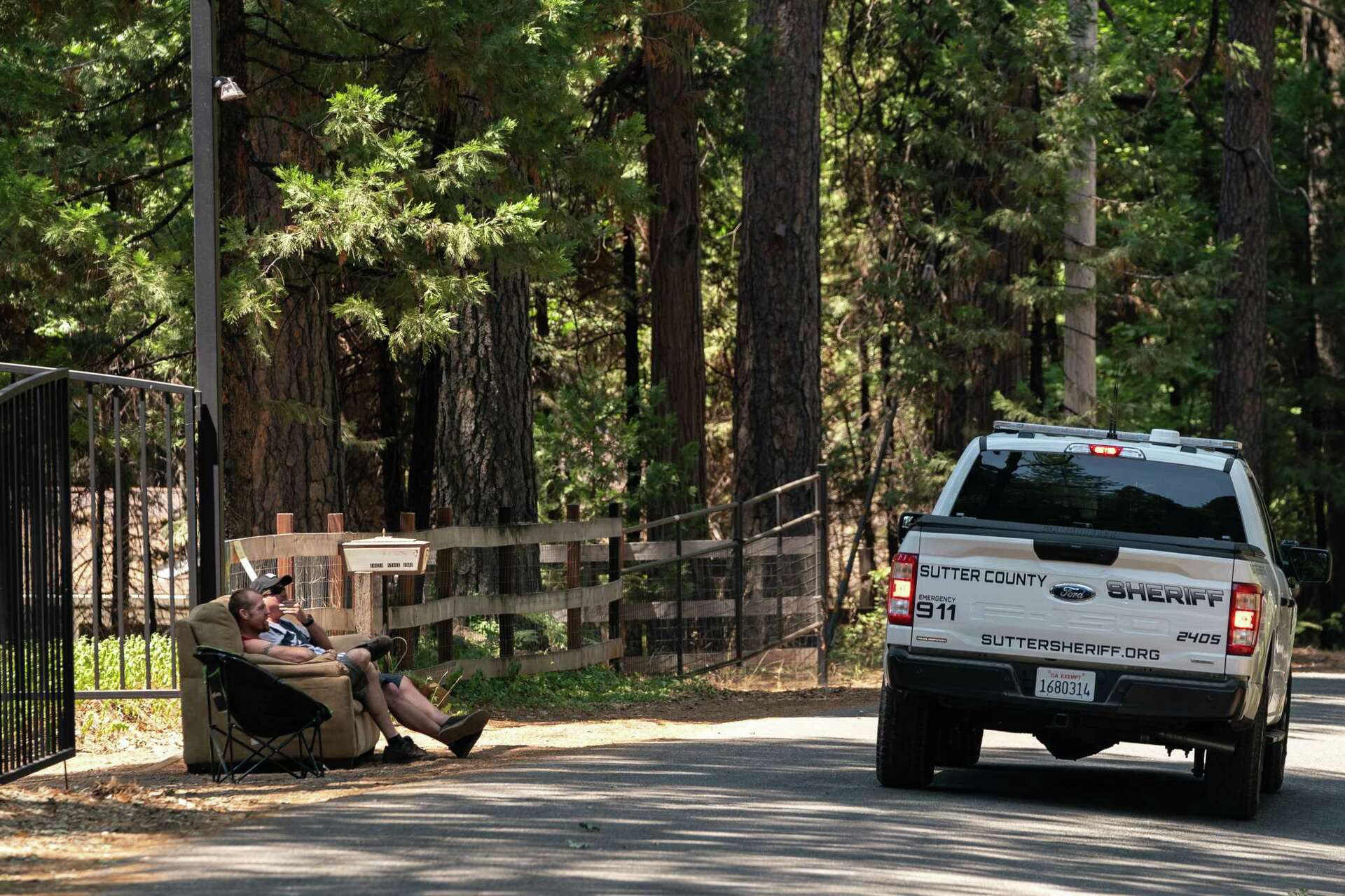 The Park Fire is almost at their doorstep. Why won’t they evacuate?