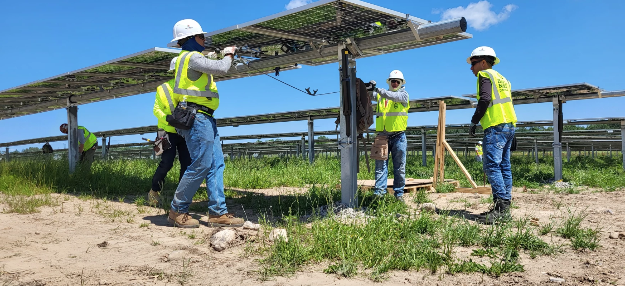 DTE solar farm construction project continues in Northeast Michigan
