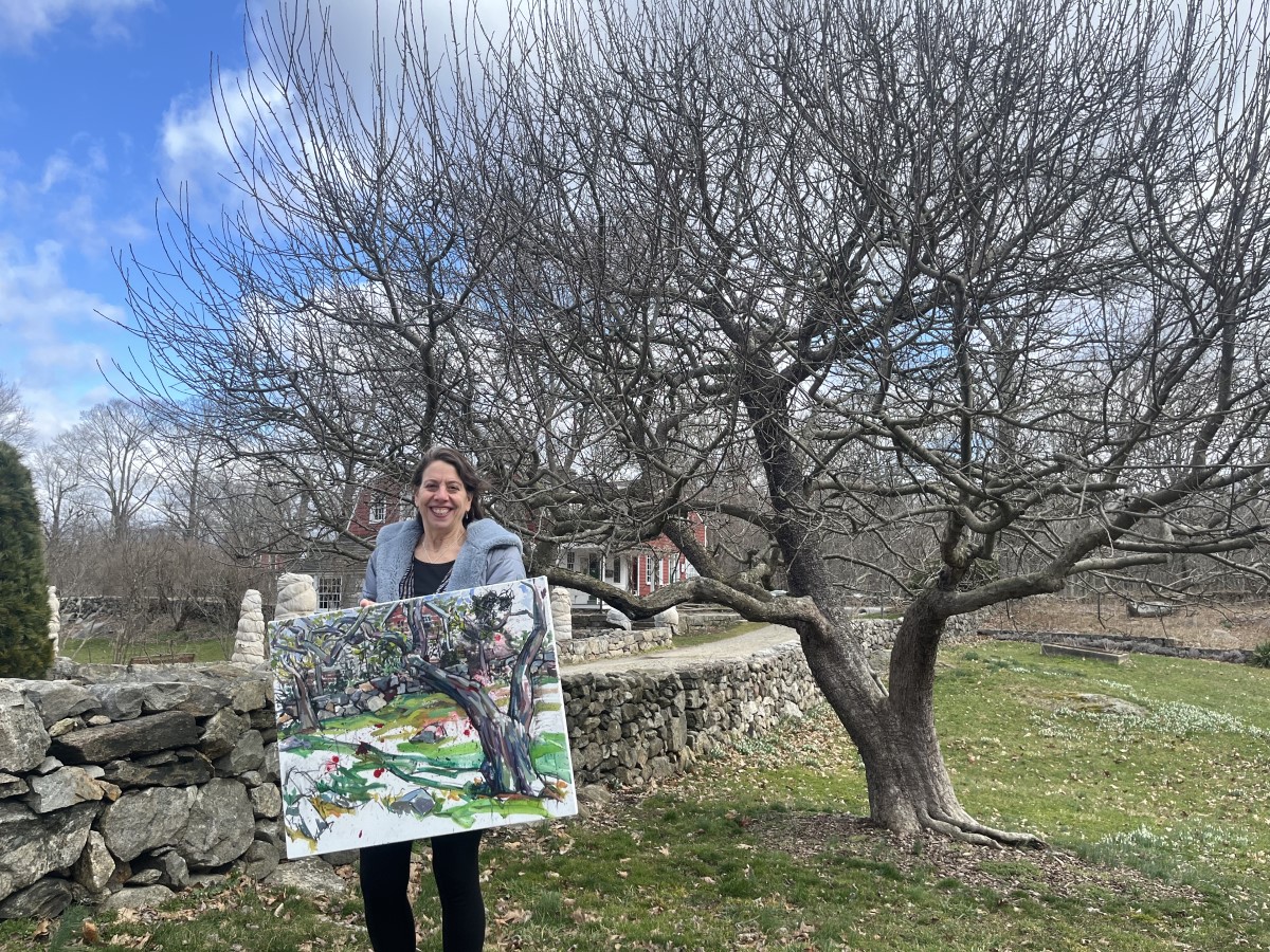 Weir Farm artist honored for painting; Wilton Library plans events