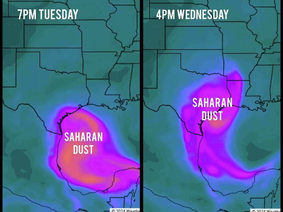 Large Saharan dust cloud aims for Texas. Here’s what to expect.