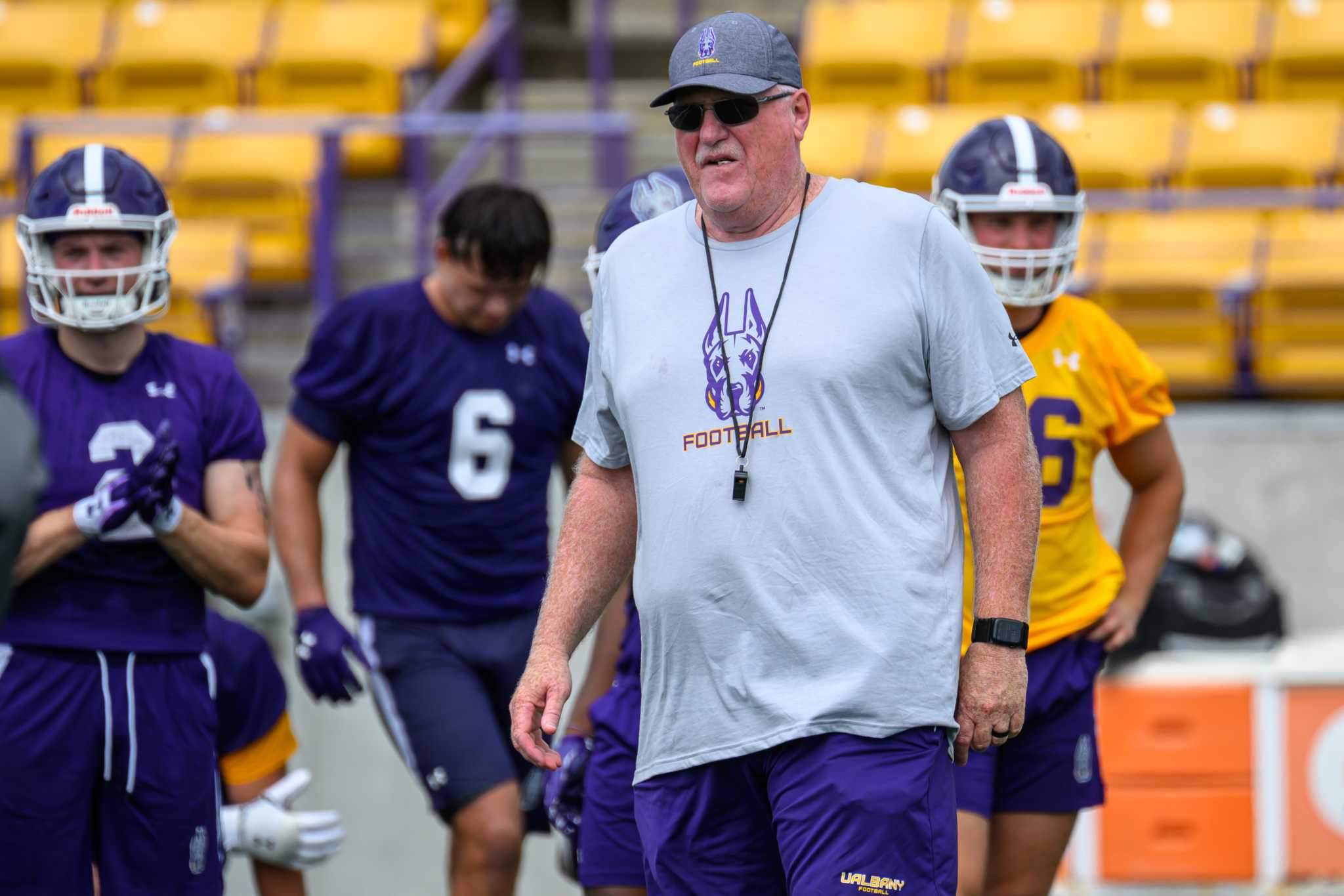 Defending co-champ UAlbany football starts anew as camp opens