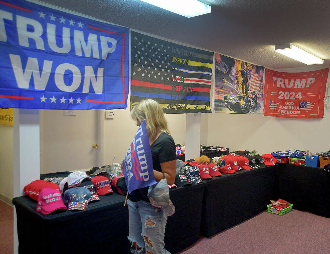 Trump paraphernalia store opens on Route 83 in Vernon