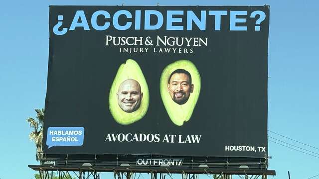 Houston's most dramatic billboard lawyers are breaking up again