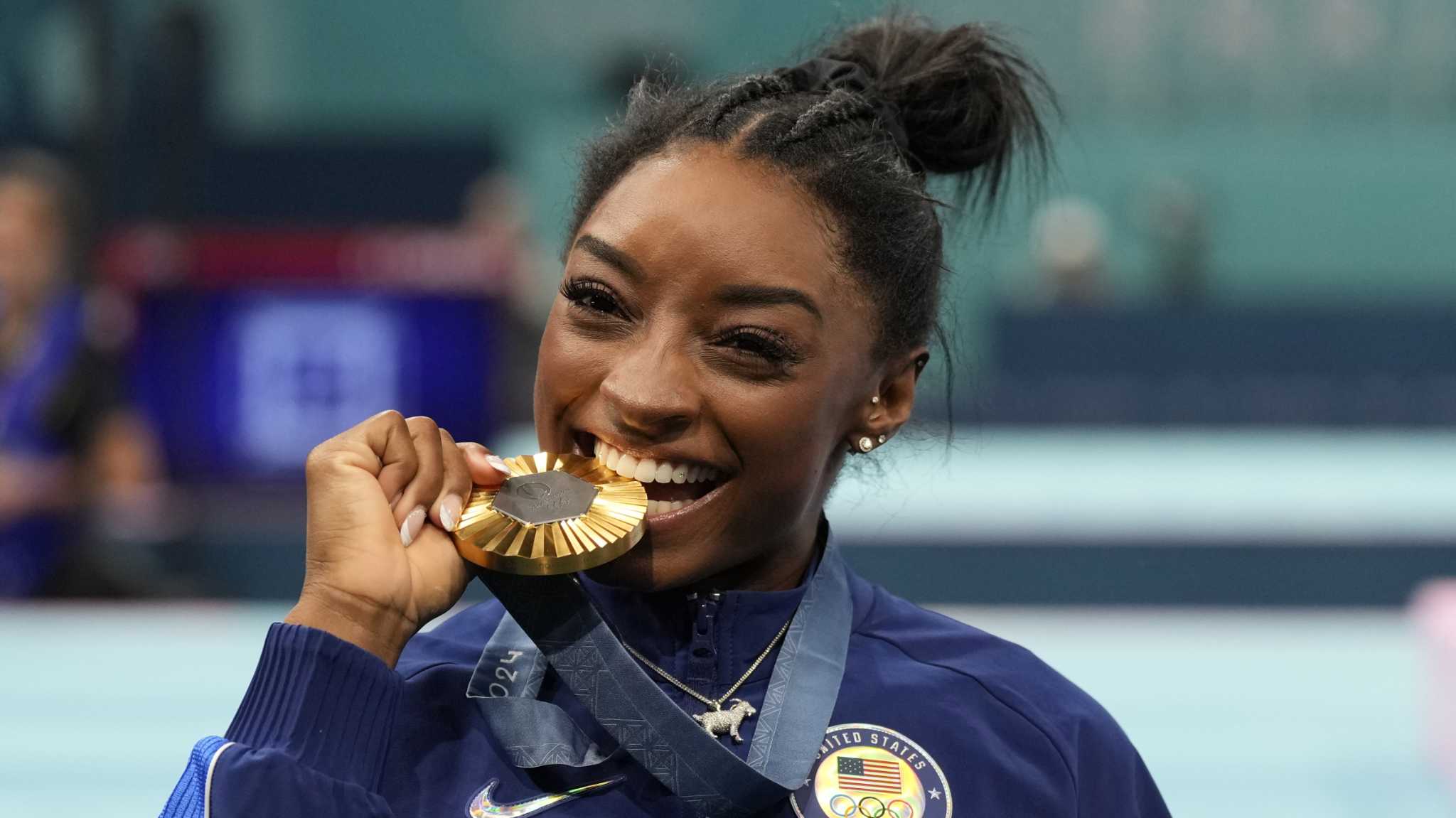 Simone Biles’ 2nd Olympic all-around gold ices her as gymnastics’ GOAT