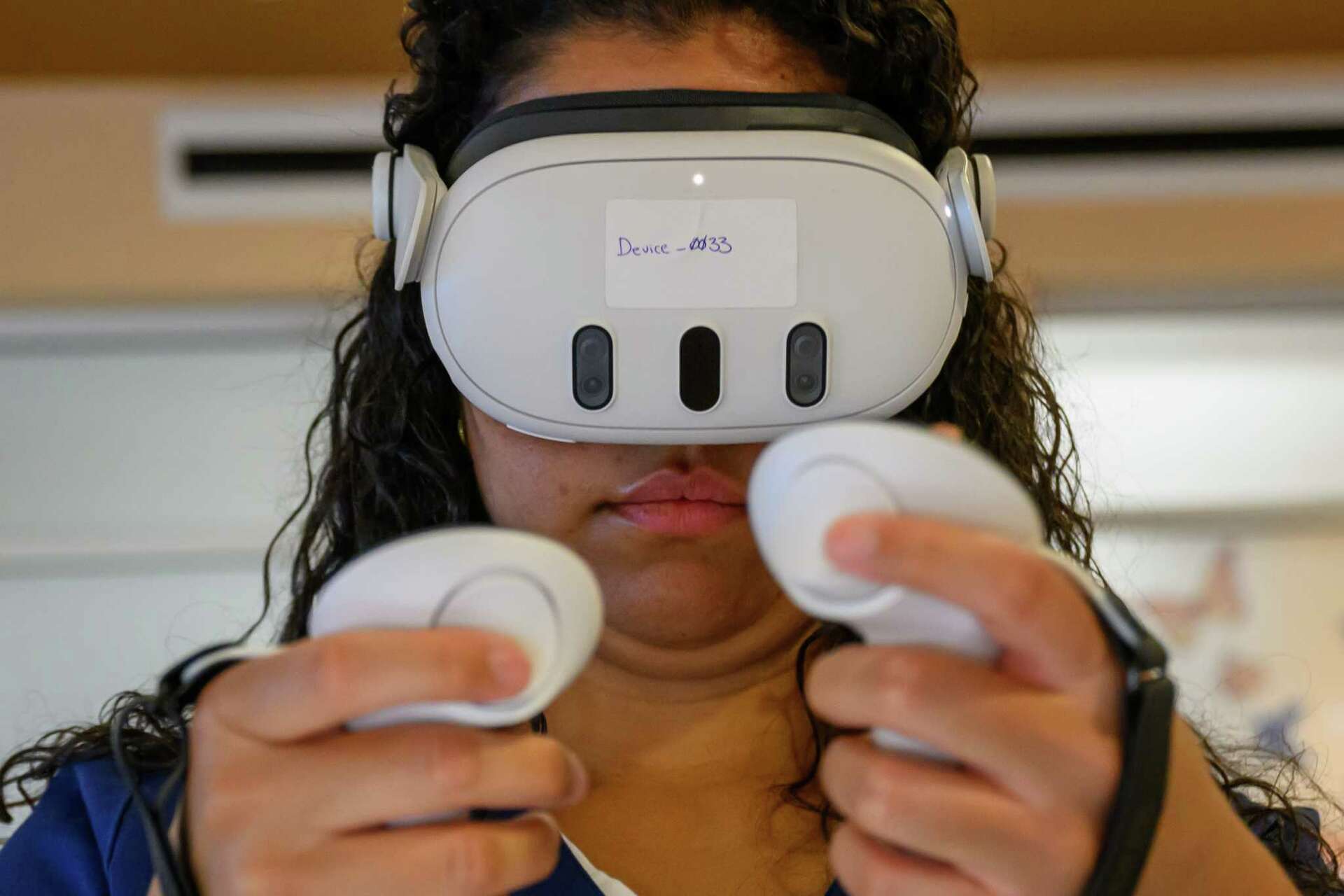 In modern nursing school, students learn in virtual reality