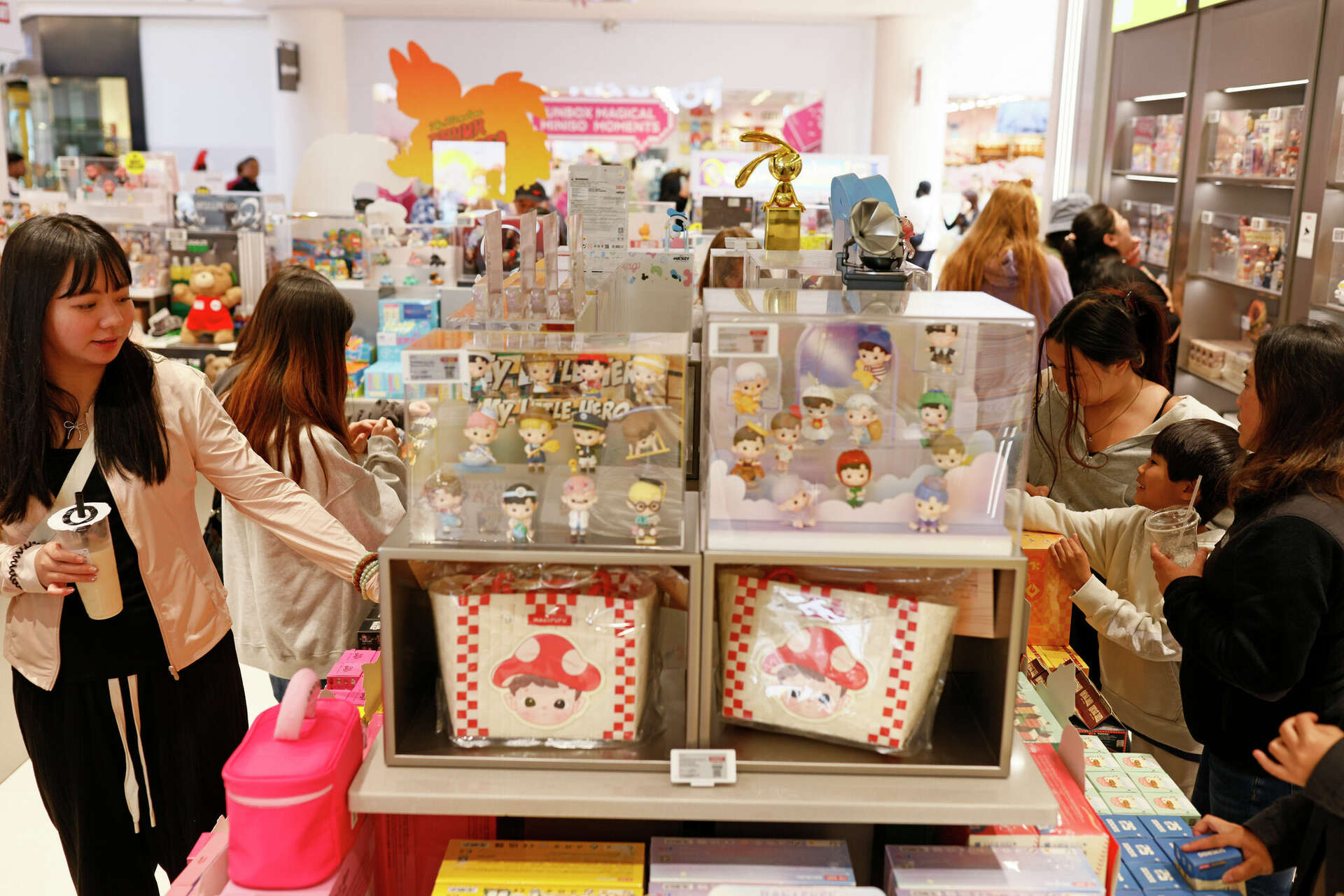 Pop Mart, Stonestown’s newest store, draws hundreds of fans with toys