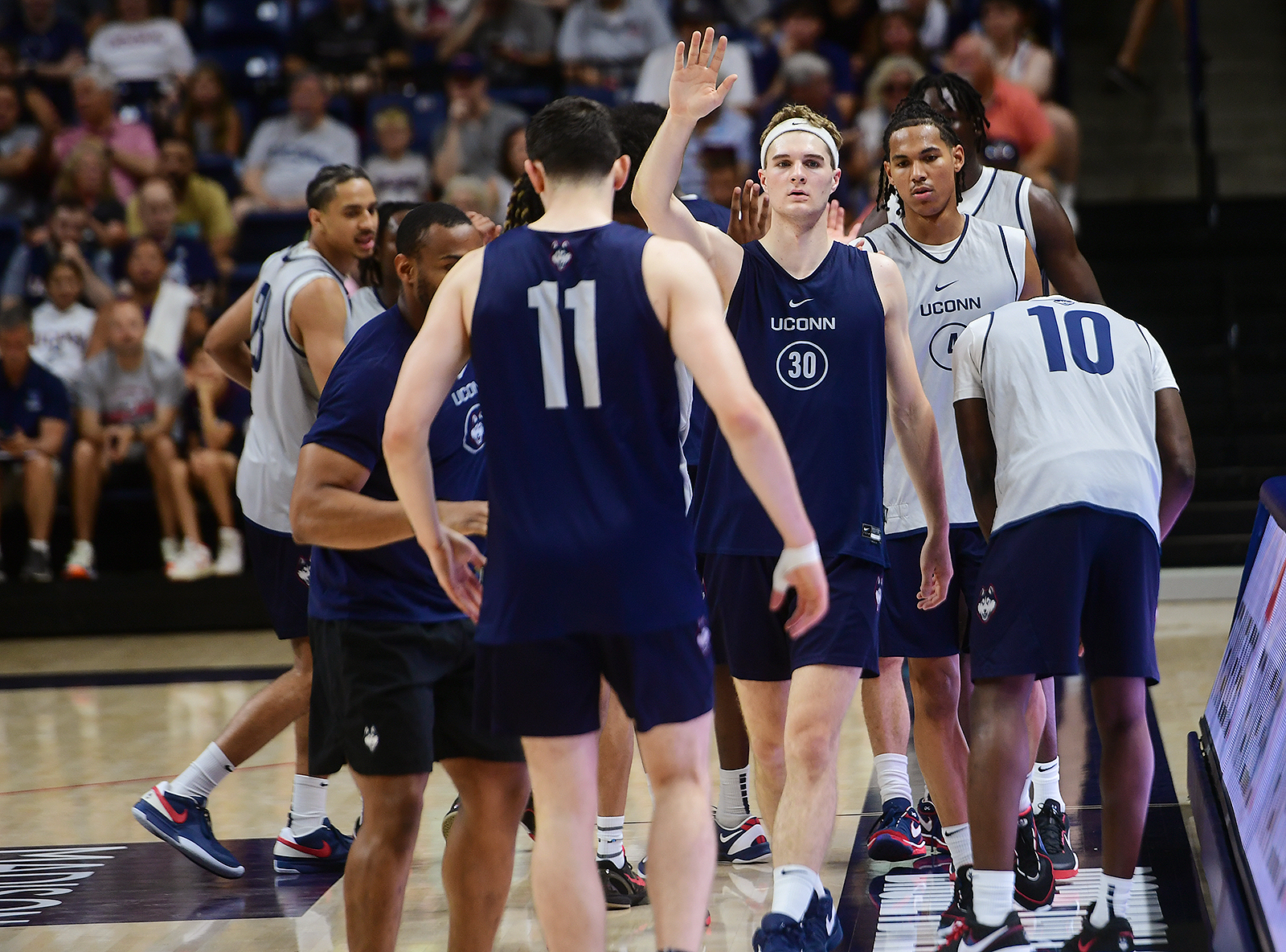Freshman Liam McNeeley brings fire, passion to UConn men's basketball